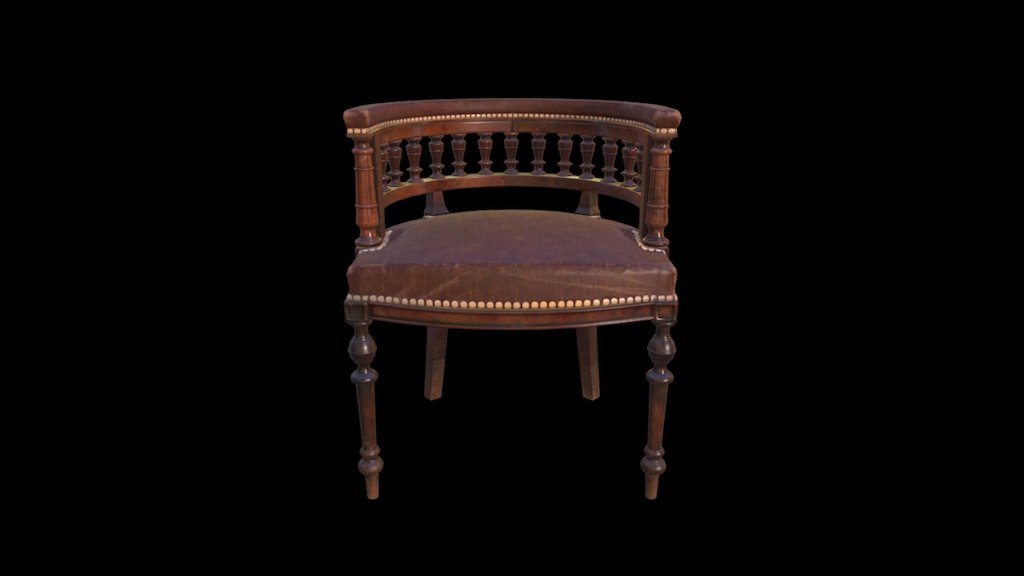 Scaun - 3D model by Muzeul George Enescu (@inobi) [a5f9cd7] - Sketchfab