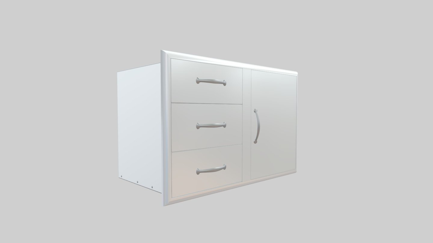 Triple Drawer Combo - 3D model by rjdiaz [a5f9d8d] - Sketchfab