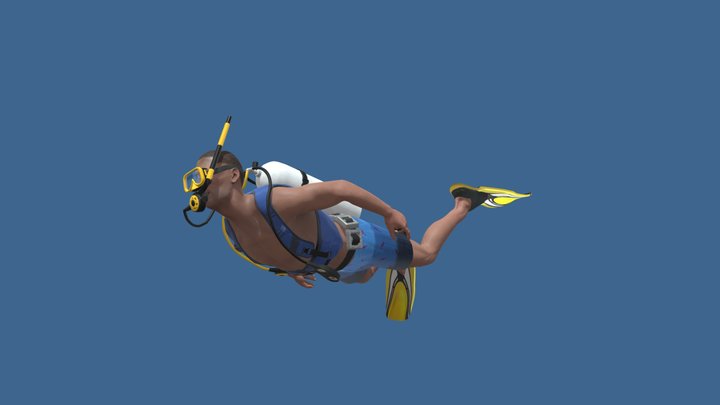 Swimmer 3D models - Sketchfab