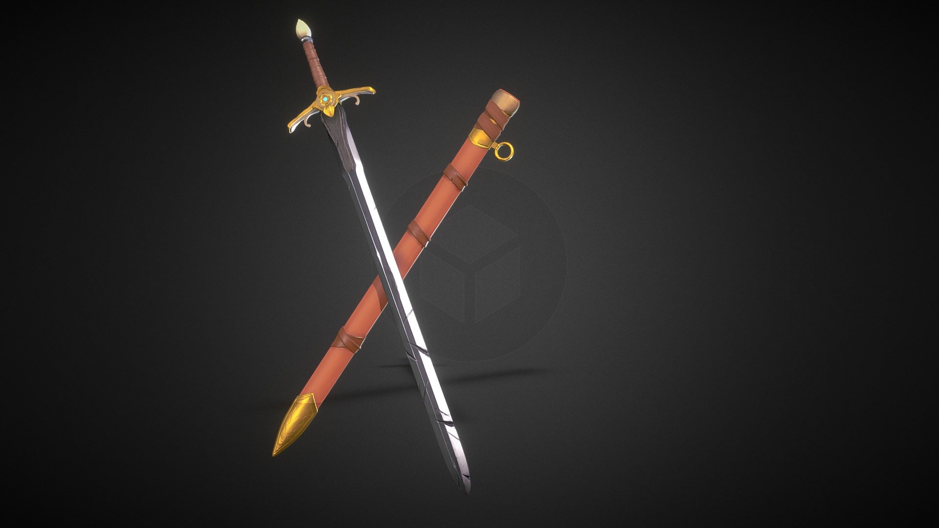 Travelling warrior sword - 3D model by BjornClarysse [a5fb6f2] - Sketchfab