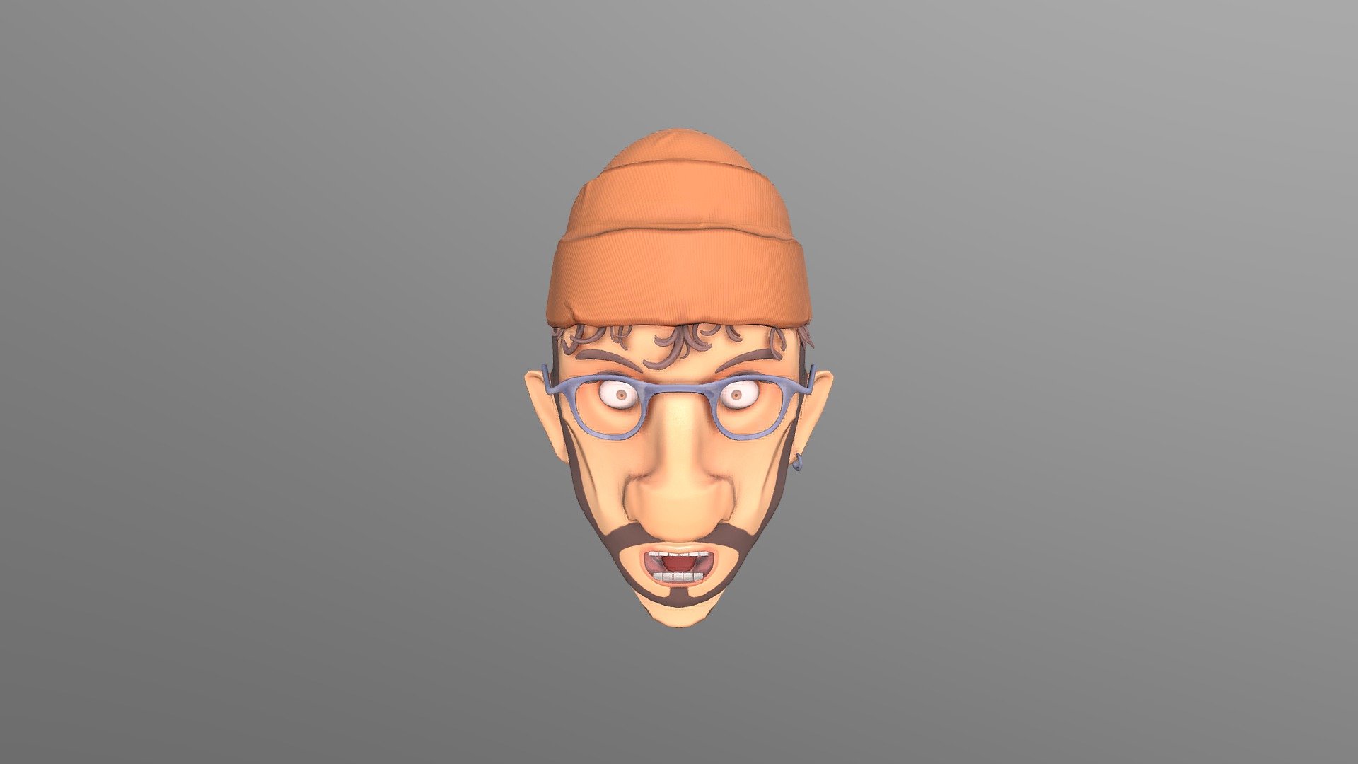 Stylised Head - 3D model by Callum_R_Abertay [a5fea8e] - Sketchfab