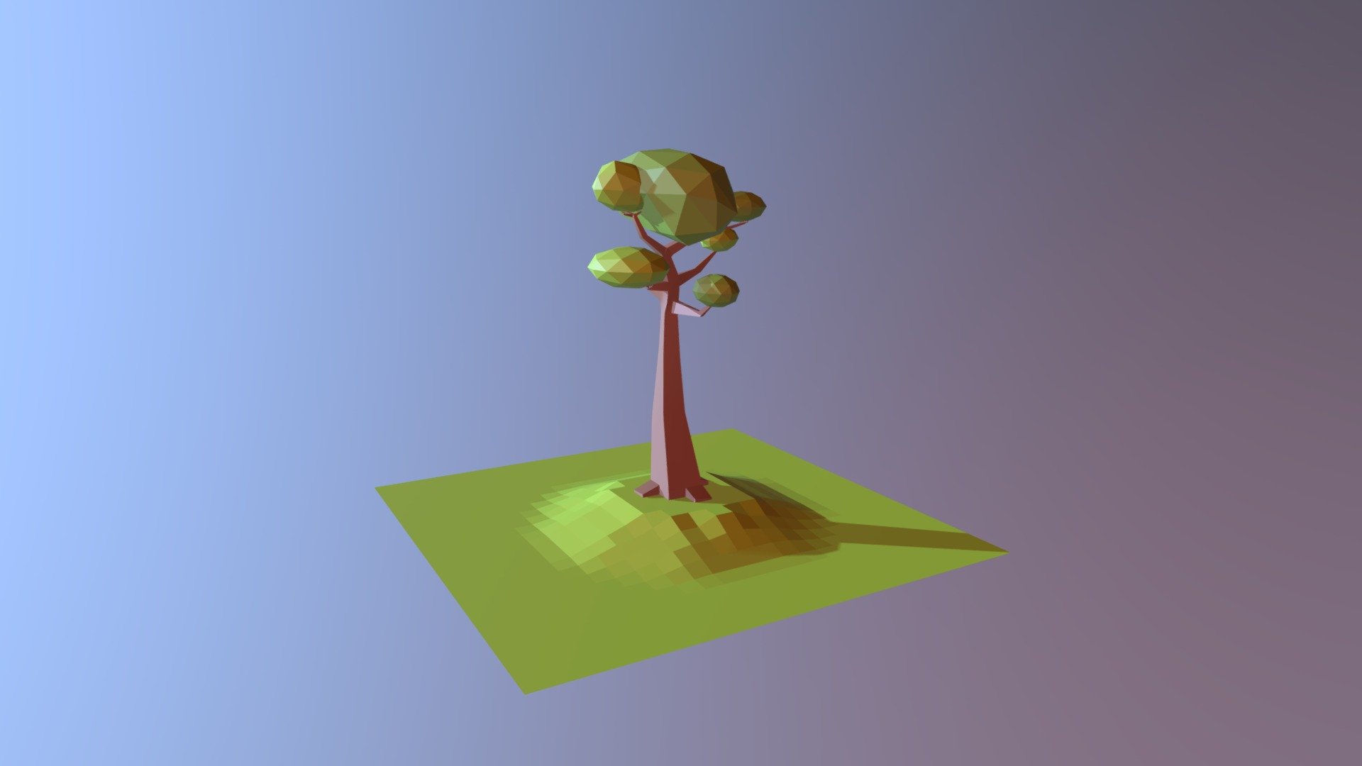 Simple Low Poly Tree - 3D model by FoxVenture [a5ff0a6] - Sketchfab