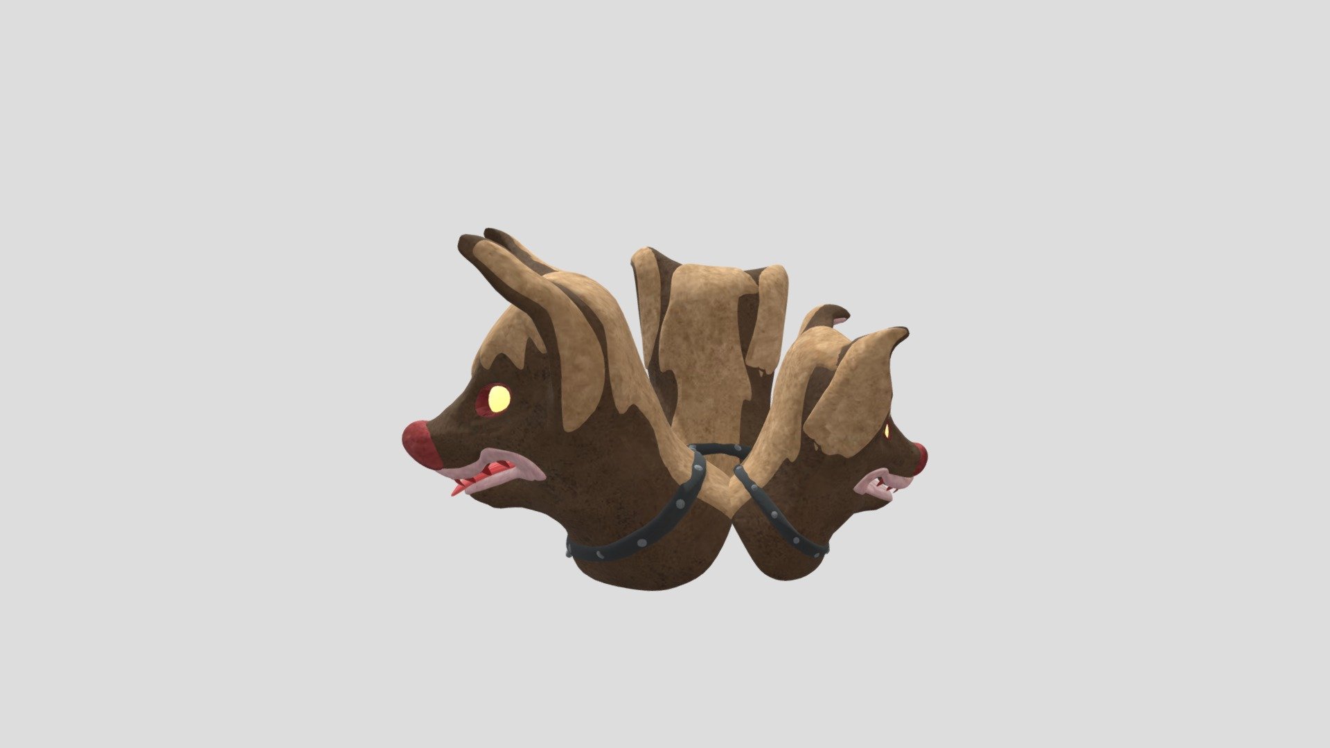 cerberus (3 headed hell hound) - 3D model by CallumNG [a600d05] - Sketchfab