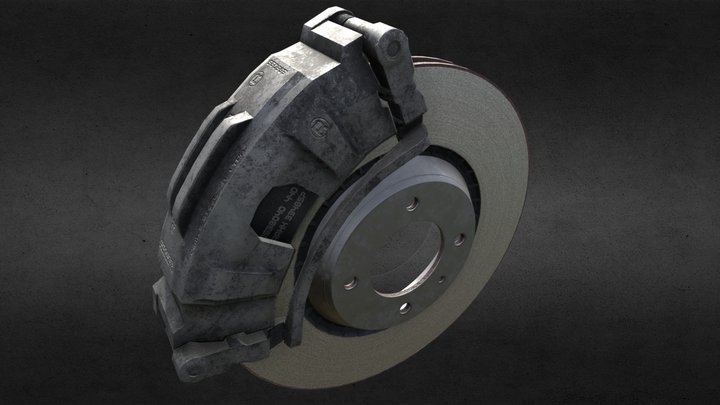 Brake-caliper 3D models - Sketchfab