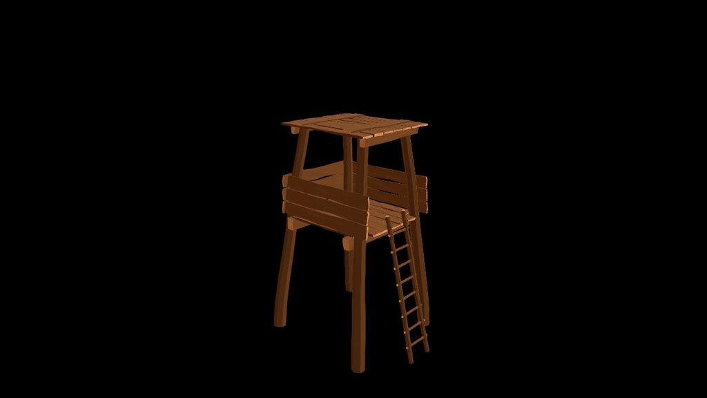 Low Poly Deer Stand - 3D model by Tom Brown (@tombrown1994) [a601755 ...