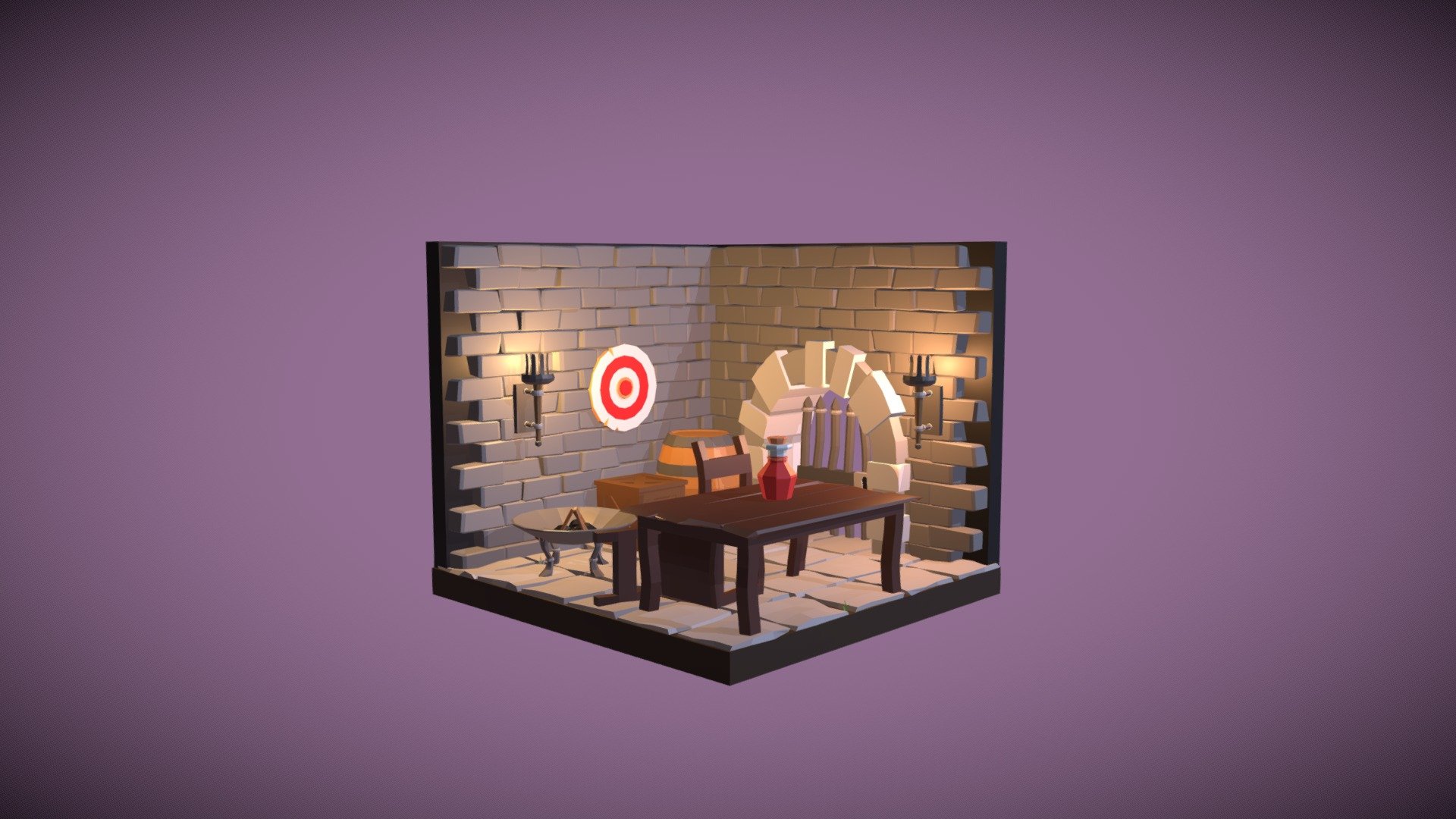 Low Poly Dungeon Enviroment Assets - 3D model by Bernardo Gazal ...