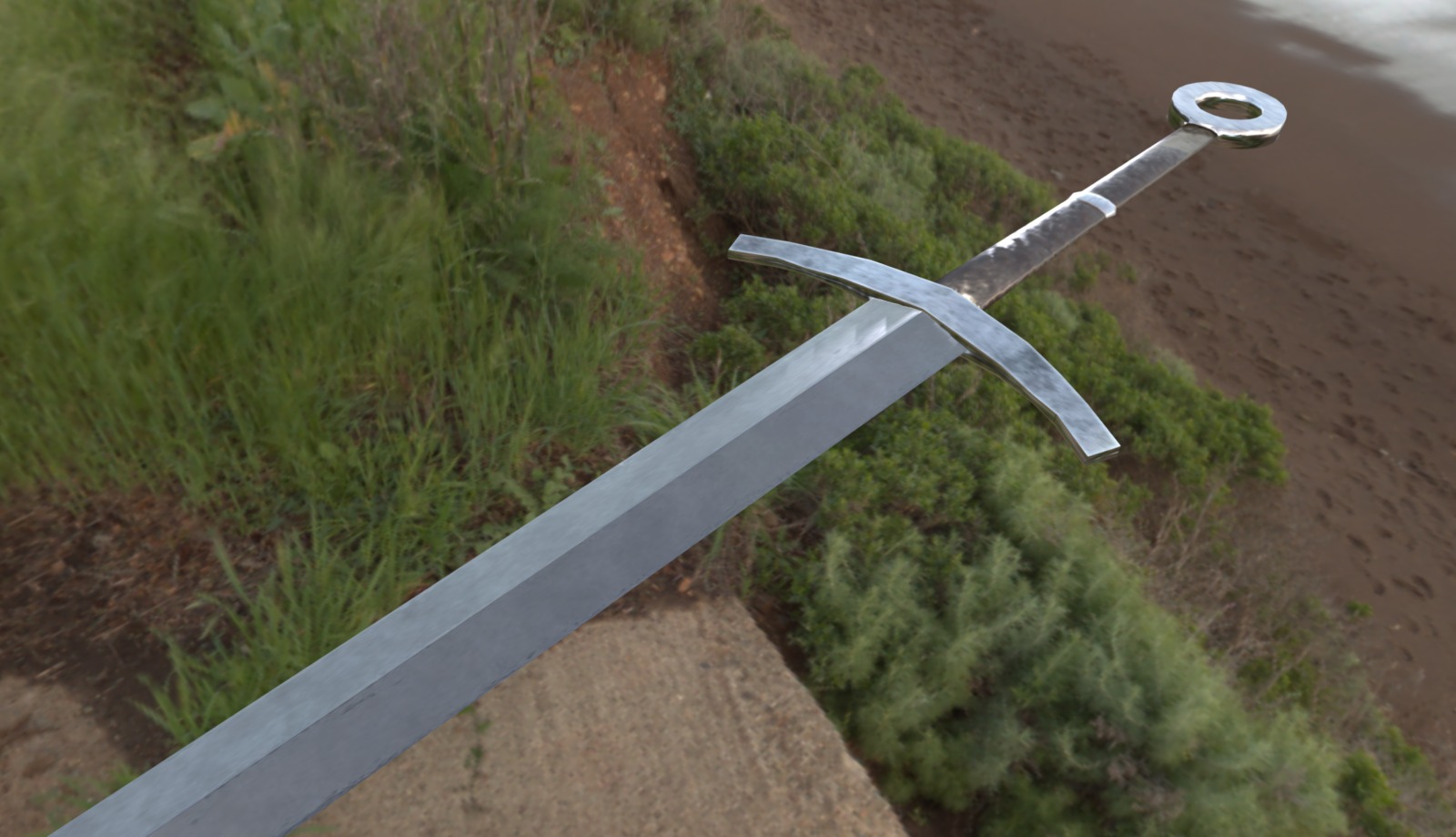 Longsword - 3D model by Arlindo Jacuniak (@arlindojacuniak) [a602561 ...
