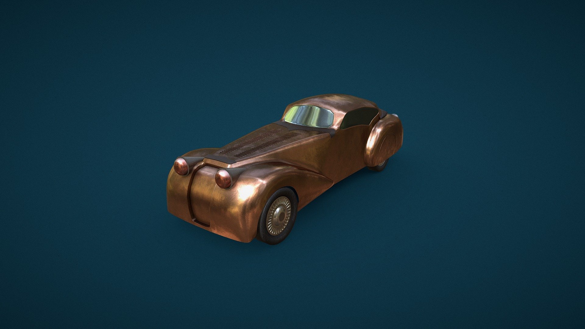 Vintage Car - Download Free 3D model by Atilla Kutluay Erdoğay ...