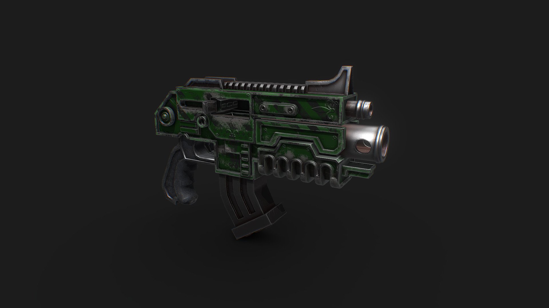 Warhammer 40k Bolter - 3D model by cody.a.holtrop [a604fe5] - Sketchfab