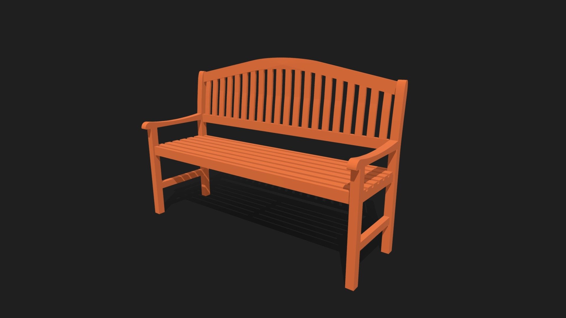 Bench low poly - Download Free 3D model by SusanKing (@krolzuzannapl ...