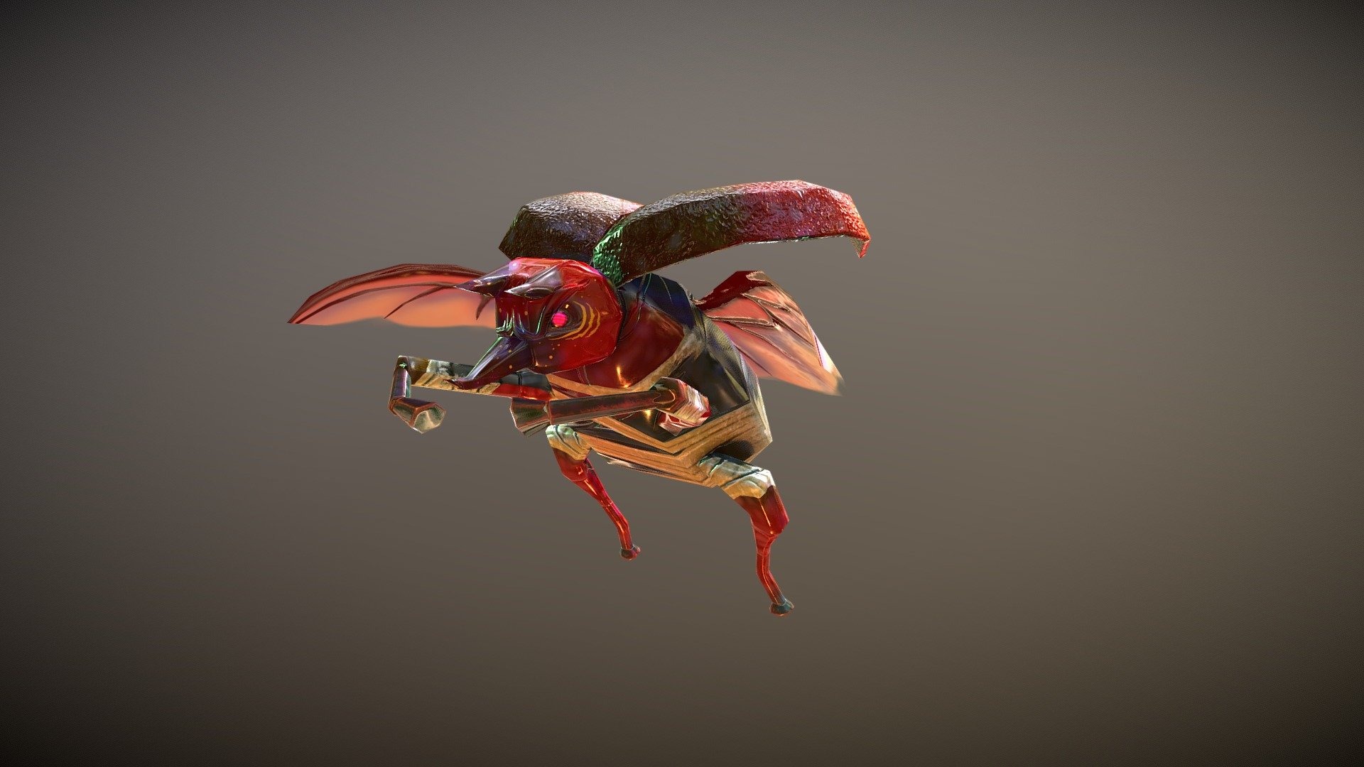 Mummy Beetle - 3D model by ArtDevice [a606a4f] - Sketchfab