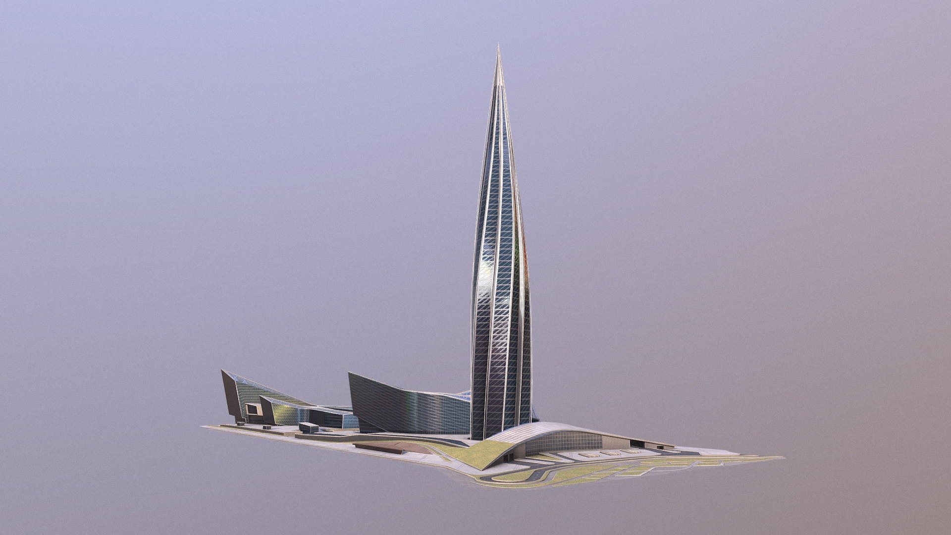 Lakhta Center - 3D model by letsplaq [a606c1b] - Sketchfab