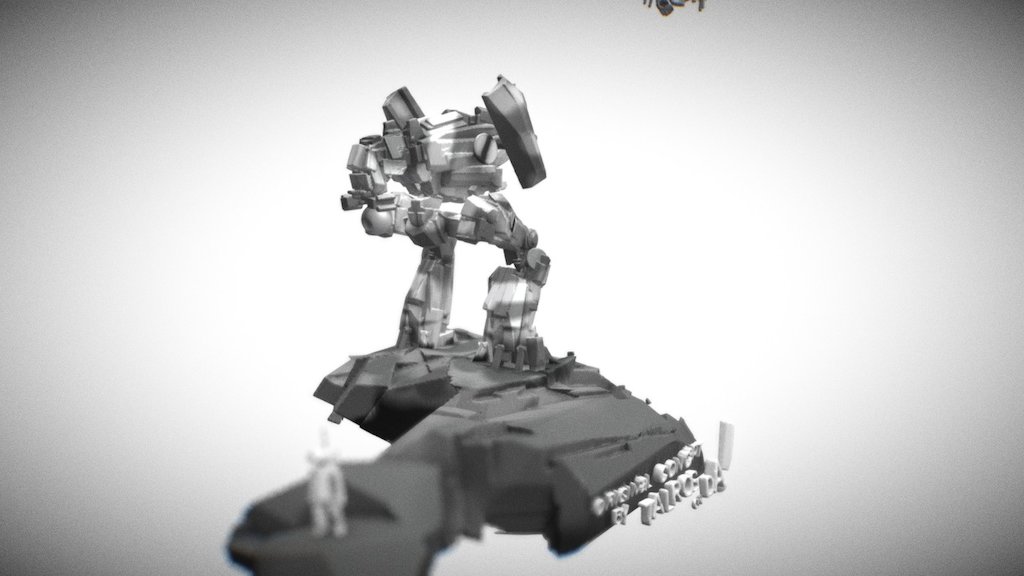 mech sculpt (original concept by talros on dA) - 3D model by ...