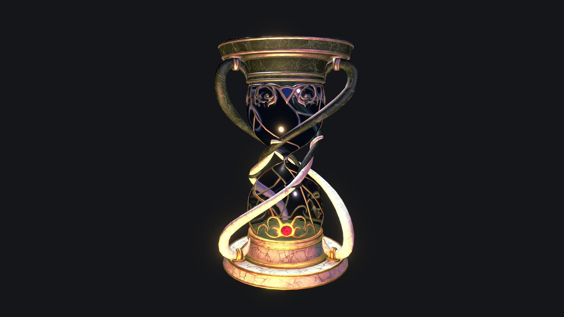Curse Hourglass - 3D model by Ksenia Berndl (@KseniaBerndl) [a607dbd ...