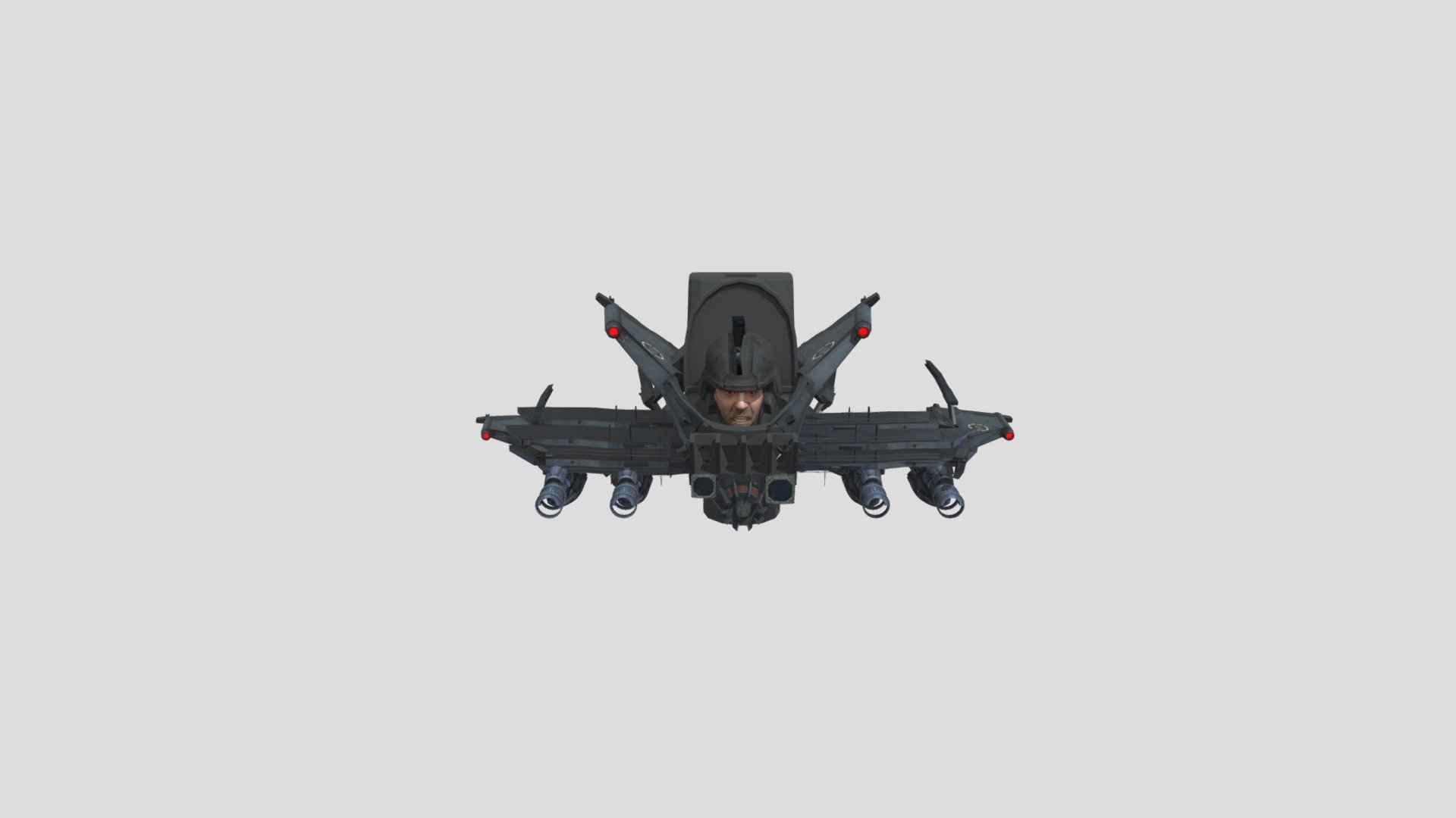 Fighter_astro_toilet - Download Free 3D model by monkeyonemonkeyone ...