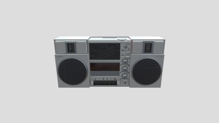 Boombox 3D models - Sketchfab