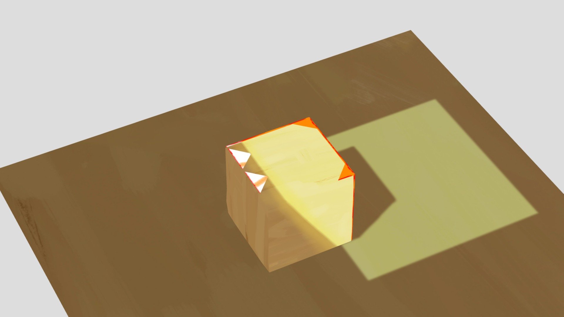Arcane style cube hand painted light.. - Download Free 3D model by ...