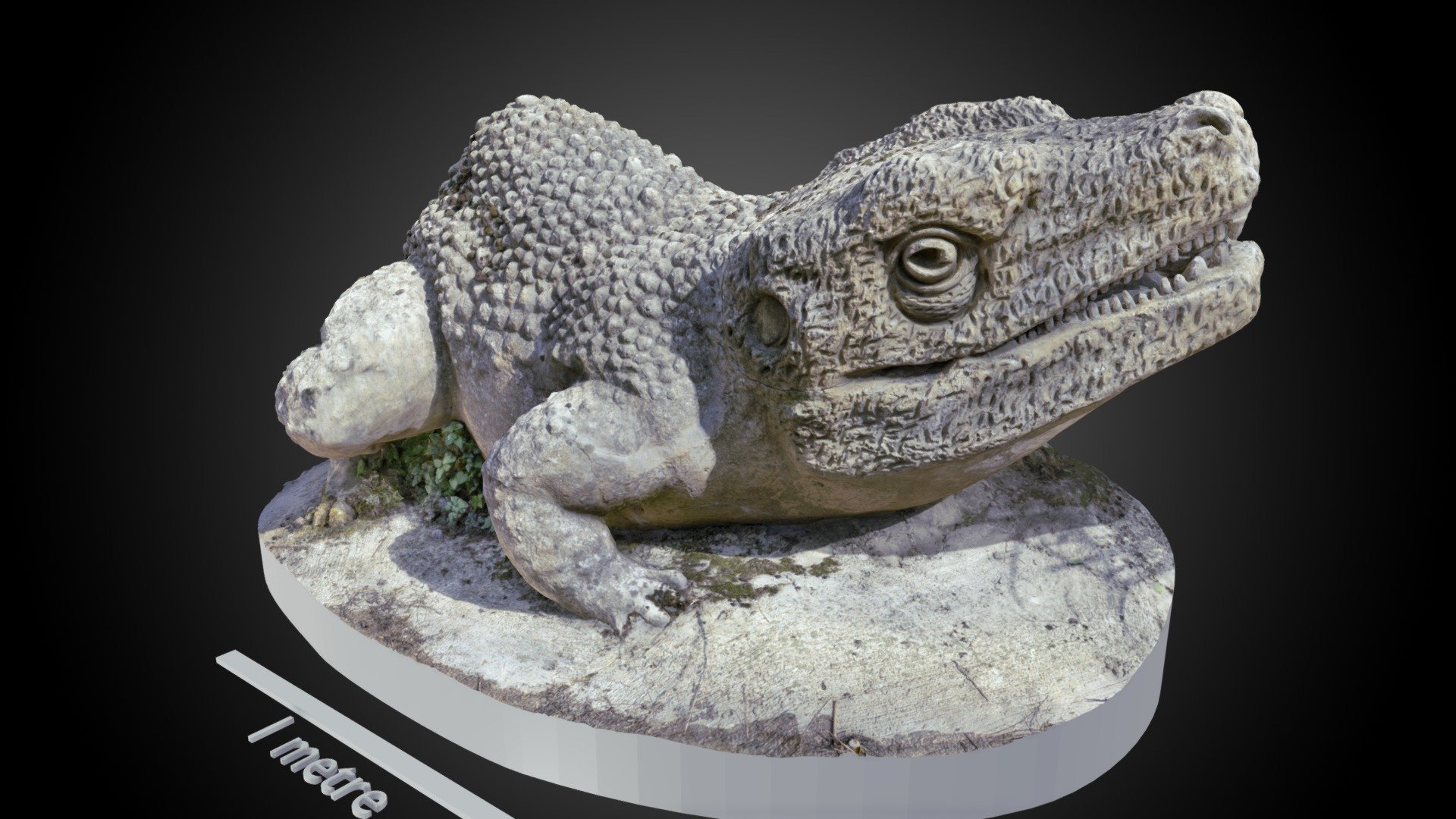 1 ‘Labyrinthodon pachygnathus’ (leaving water) - 3D model by Historic ...