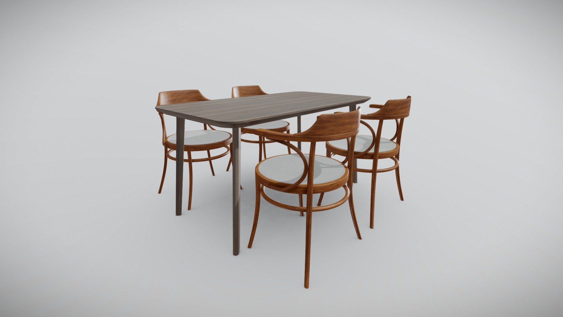 Dining Set - Download Free 3D model by Blaž Mraz (@Mraz3D) [a611e90 ...