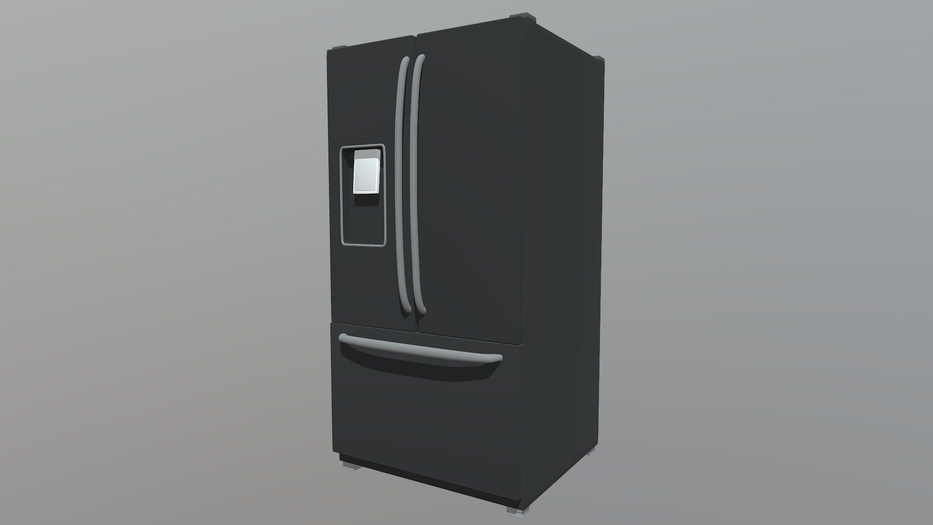 Simple fridge - Download Free 3D model by Hoka Senivon (@HokaSenivon ...