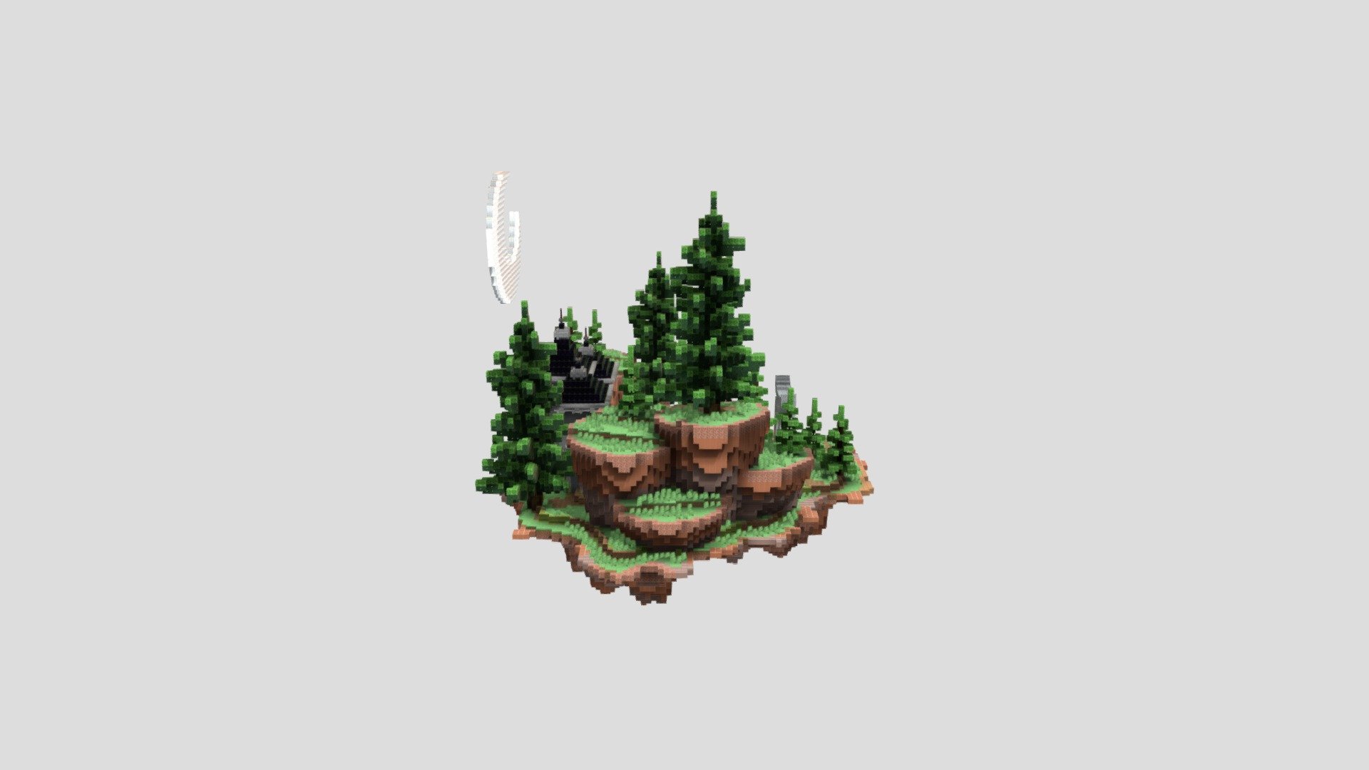 PixelMine | 4 High Quality Skyblock Spawns 3 - 3D model by Pixel Mine ...
