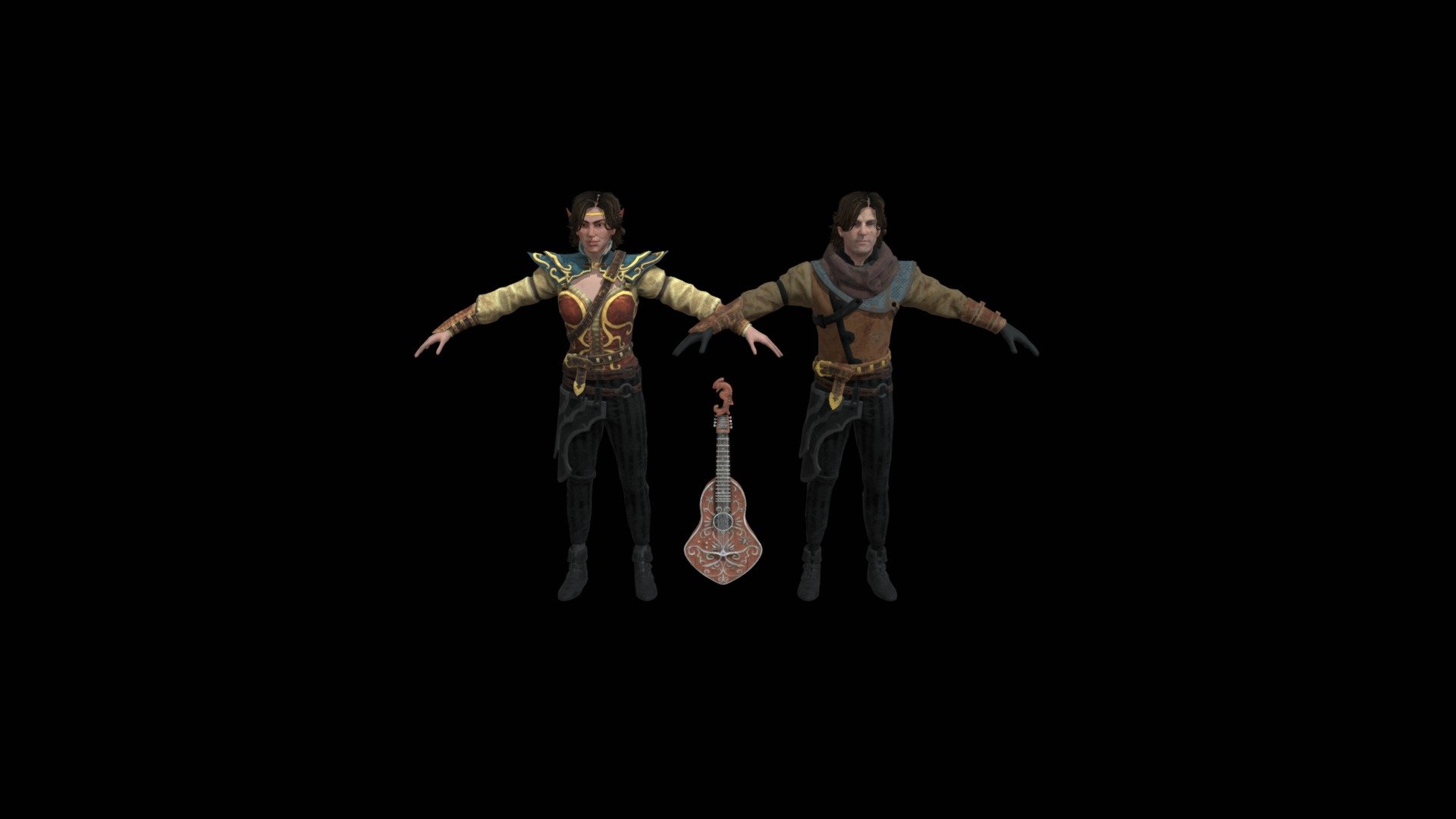 [DBD D&D] Aestri Yazar and Baermar Uraz - Download Free 3D model by ...