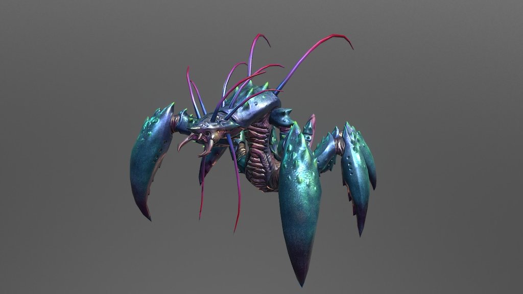 Crab Alien - 3D model by goat0983 [a614f11] - Sketchfab