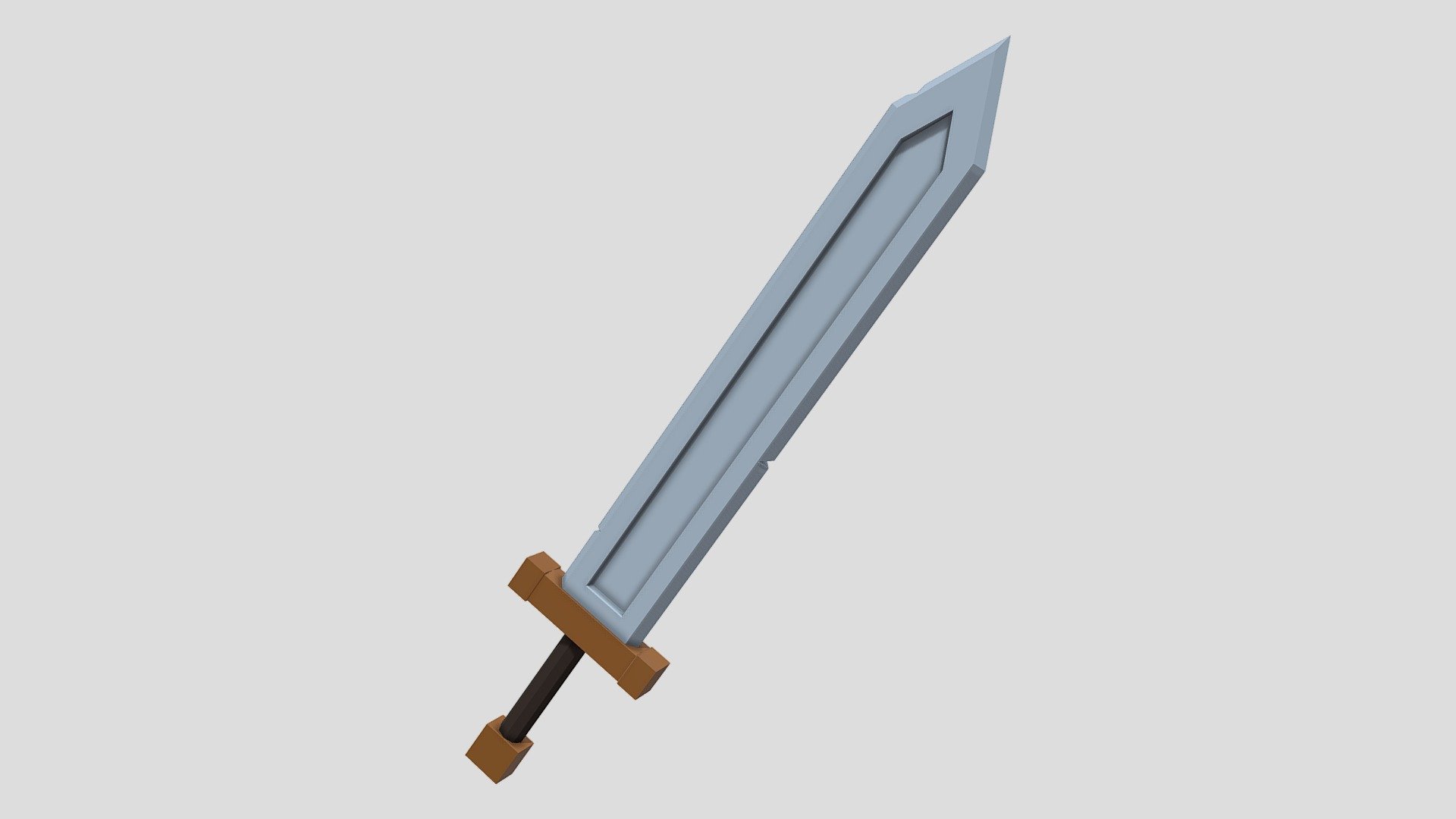 Stone Greatsword - Low Poly Dark Fantasy - Download Free 3D model by ...