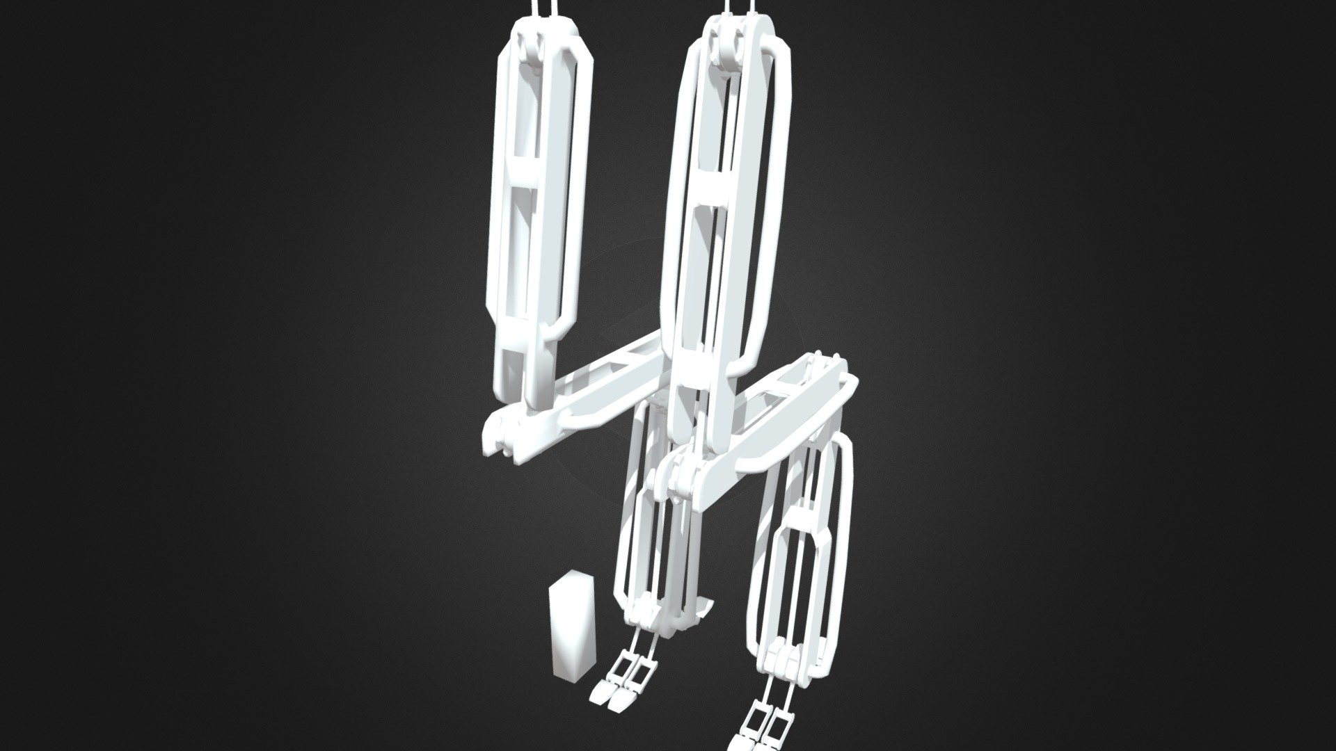 Low Poly and High Poly Right Leg - 3D model by ChuckyFinster [a618623 ...