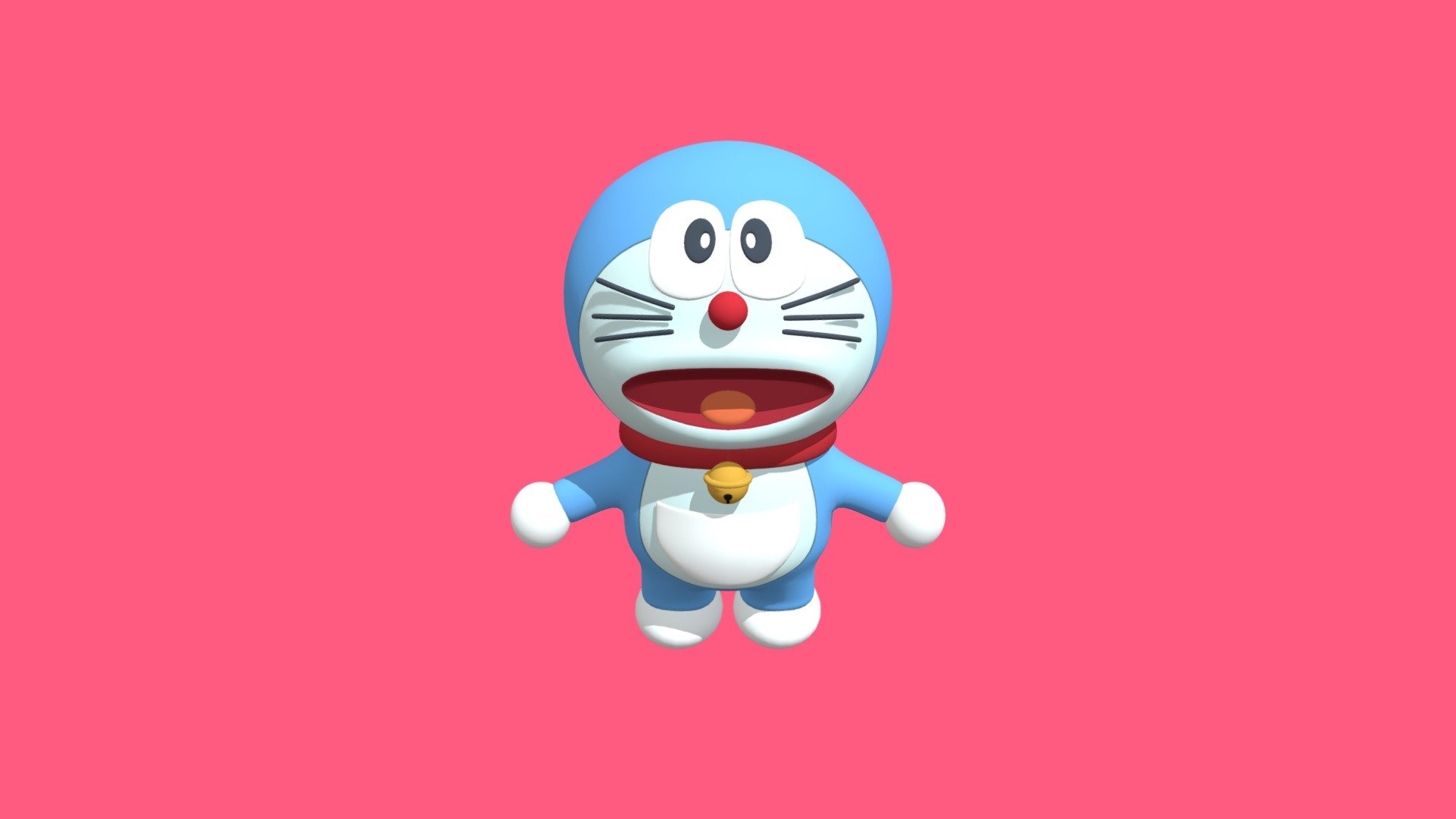Doraemon - 3D model by tuankhai123456 [a61b34c] - Sketchfab