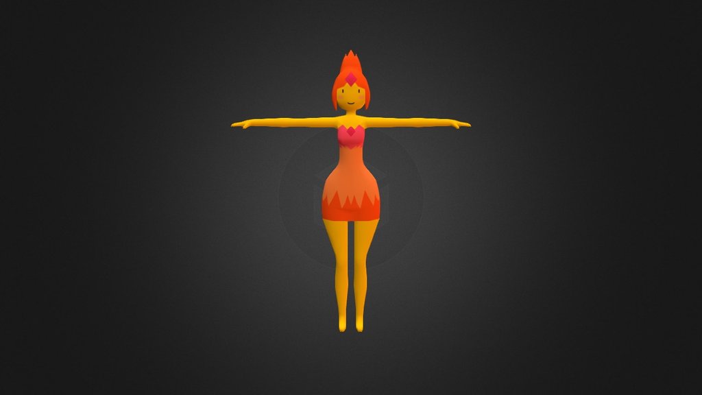 Flame Princess - Download Free 3D model by Offy (@axe163) [a61b3e0 ...