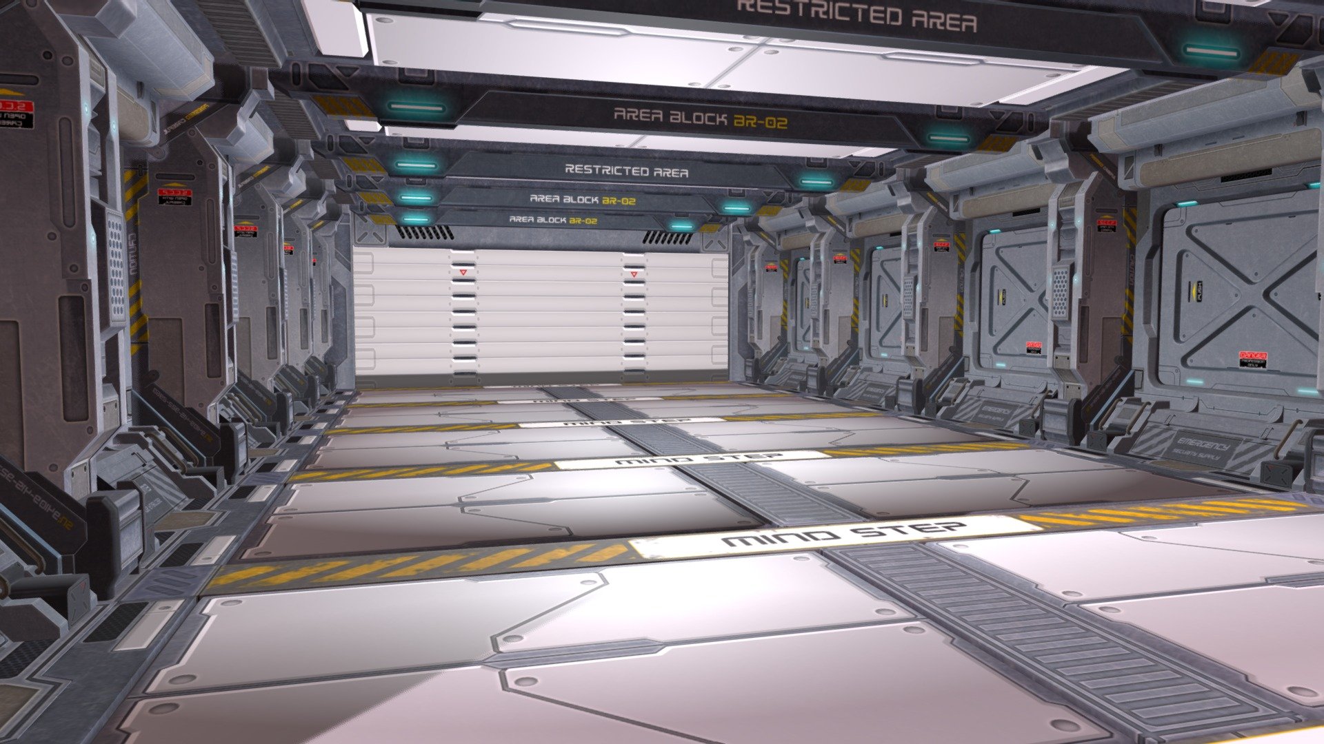 Hangar Bay 02(Reject version) - 3D model by corytsai [a61c2ae] - Sketchfab