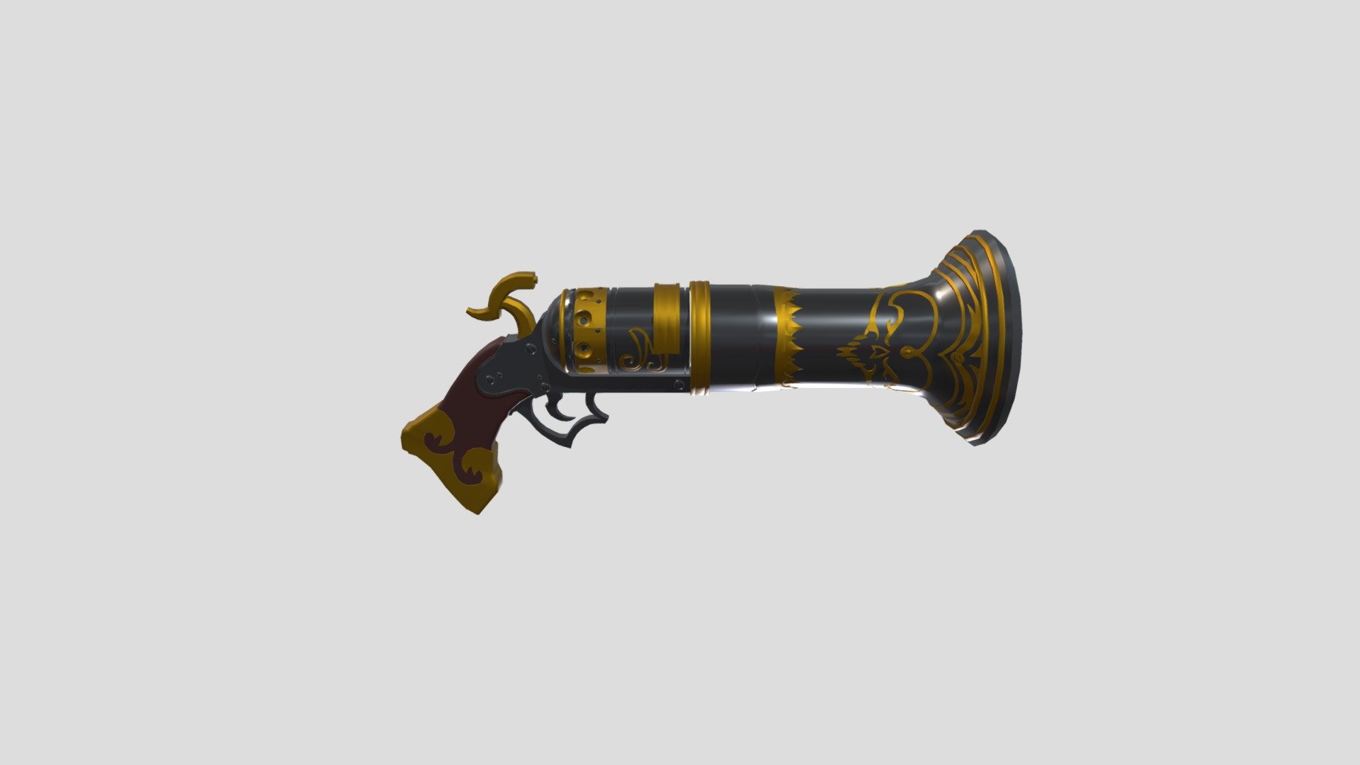 Miss Fortune gun - Download Free 3D model by daniniil [a61d23d] - Sketchfab