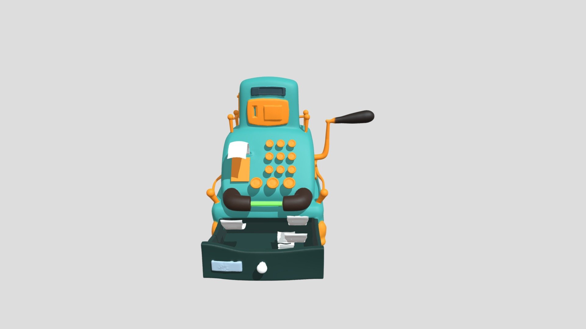 3D Money Cash Machine - 3D model by graphicxart [a61d75e] - Sketchfab