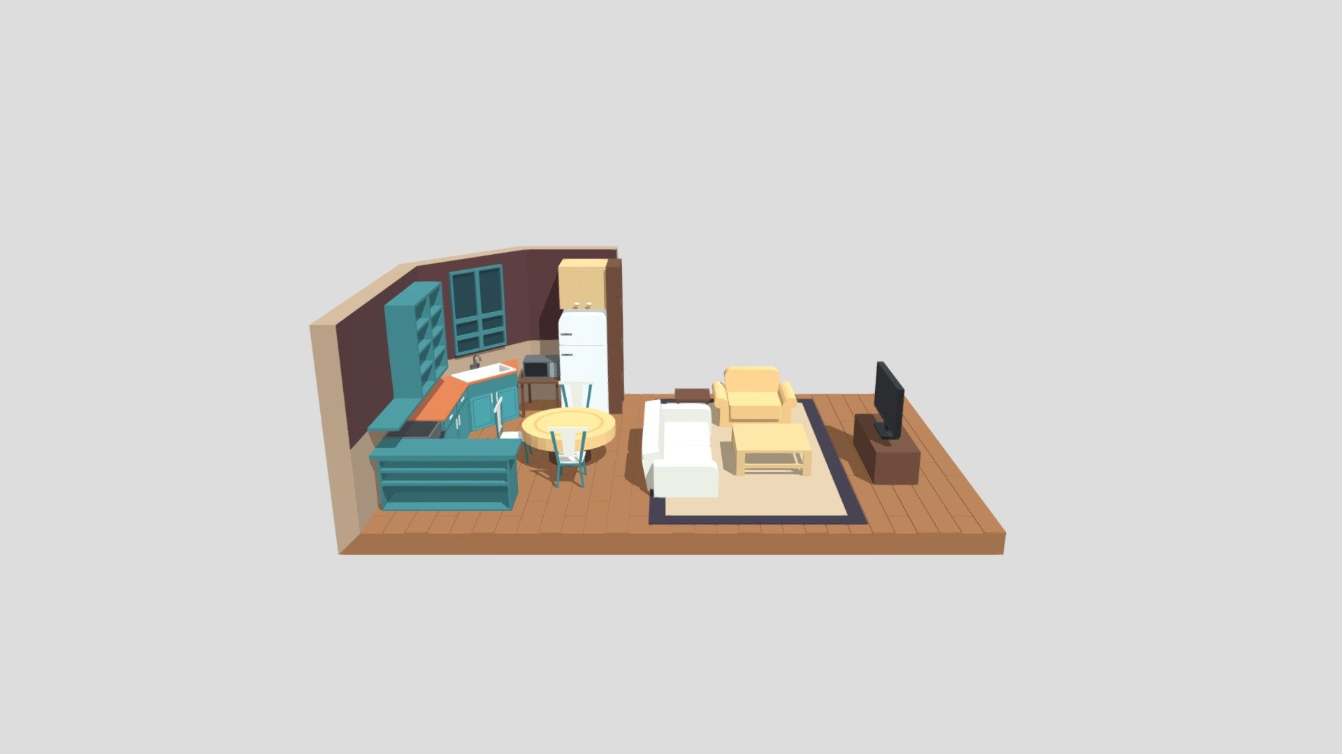 Part of flat - 3D model by niokawa [a61e389] - Sketchfab