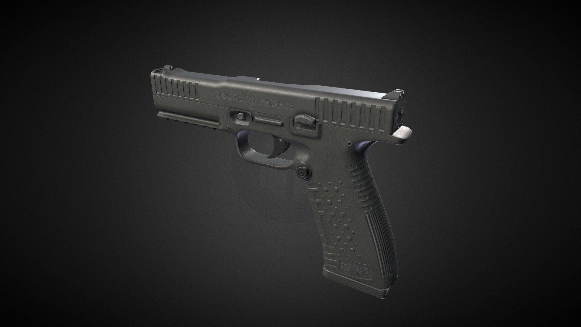 Strike One Pistol - Buy Royalty Free 3D model by Akinaro [a62147b ...