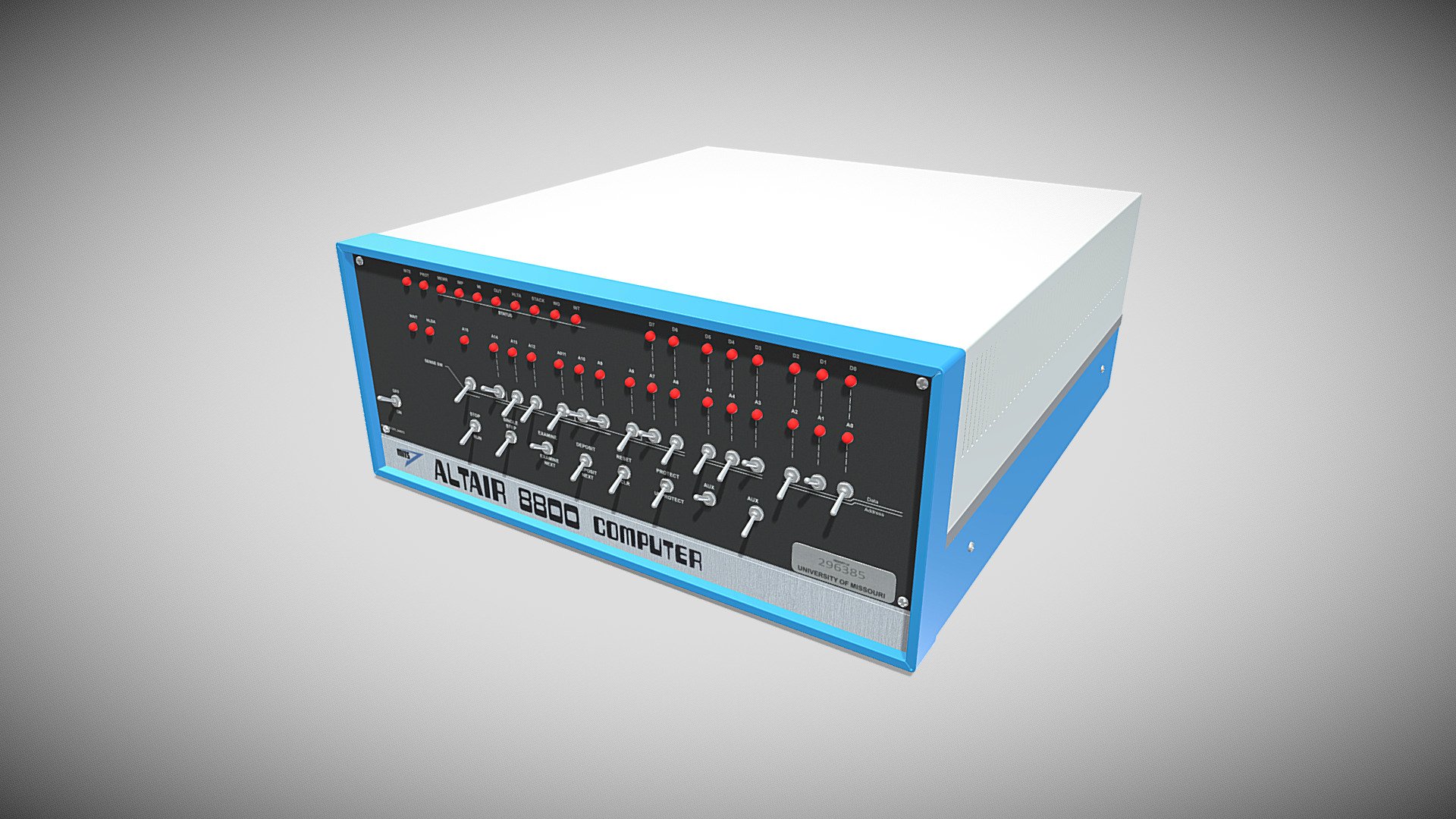 Altair 8800 - 3D model by COSEDIMARCO [a62370d] - Sketchfab