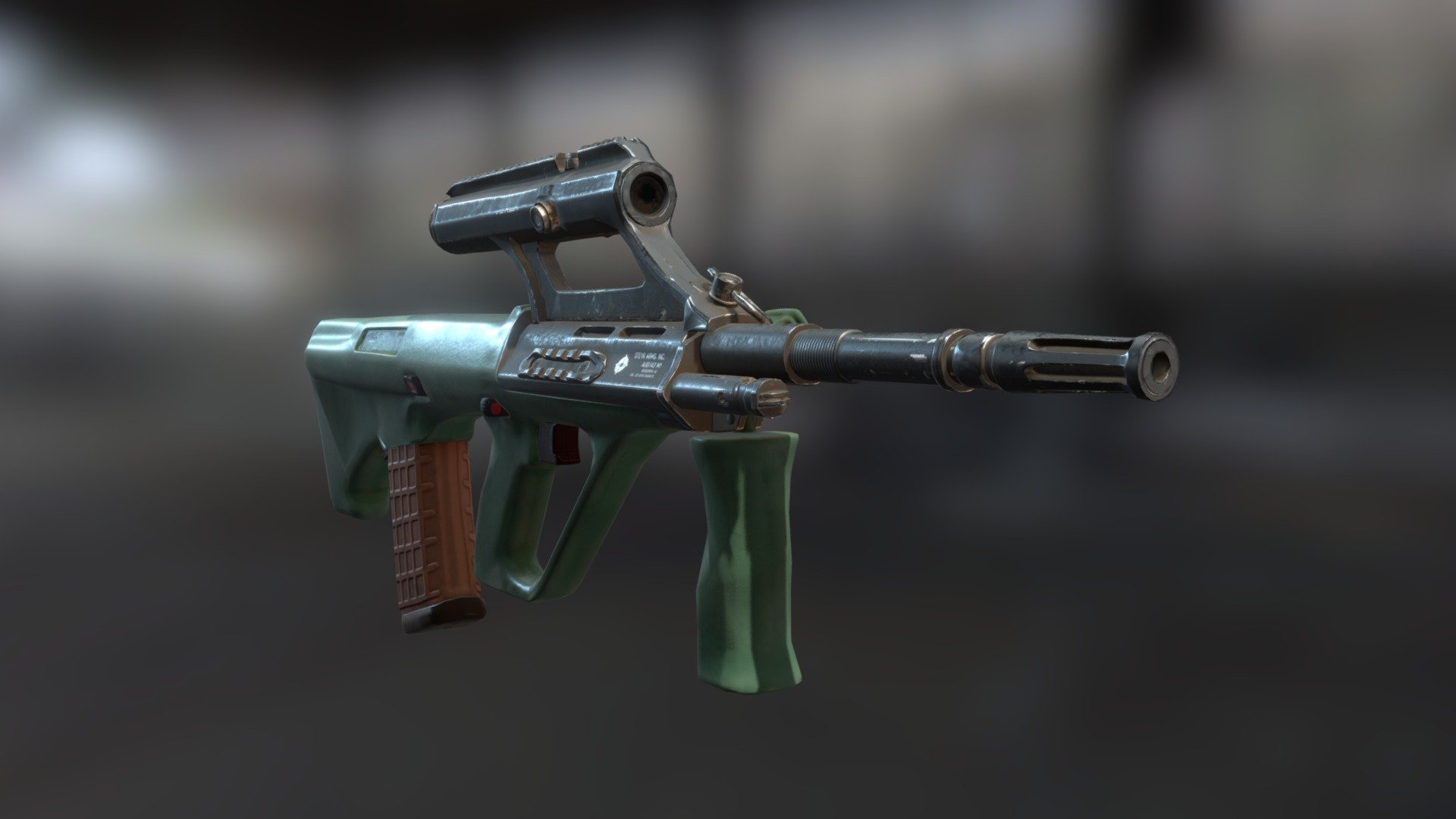 STEYR AUG/A3 M1 - 3D model by Alex Chistovski (@AlexChistovski ...