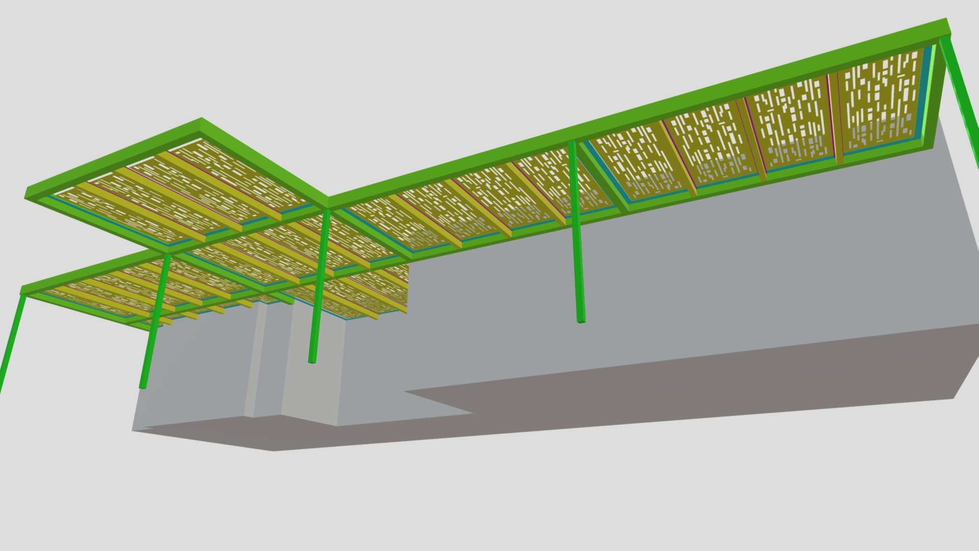 Trellis Panels MODEL Merlin Chang - 3D model by JD Stairs (@Jkwebster14 ...