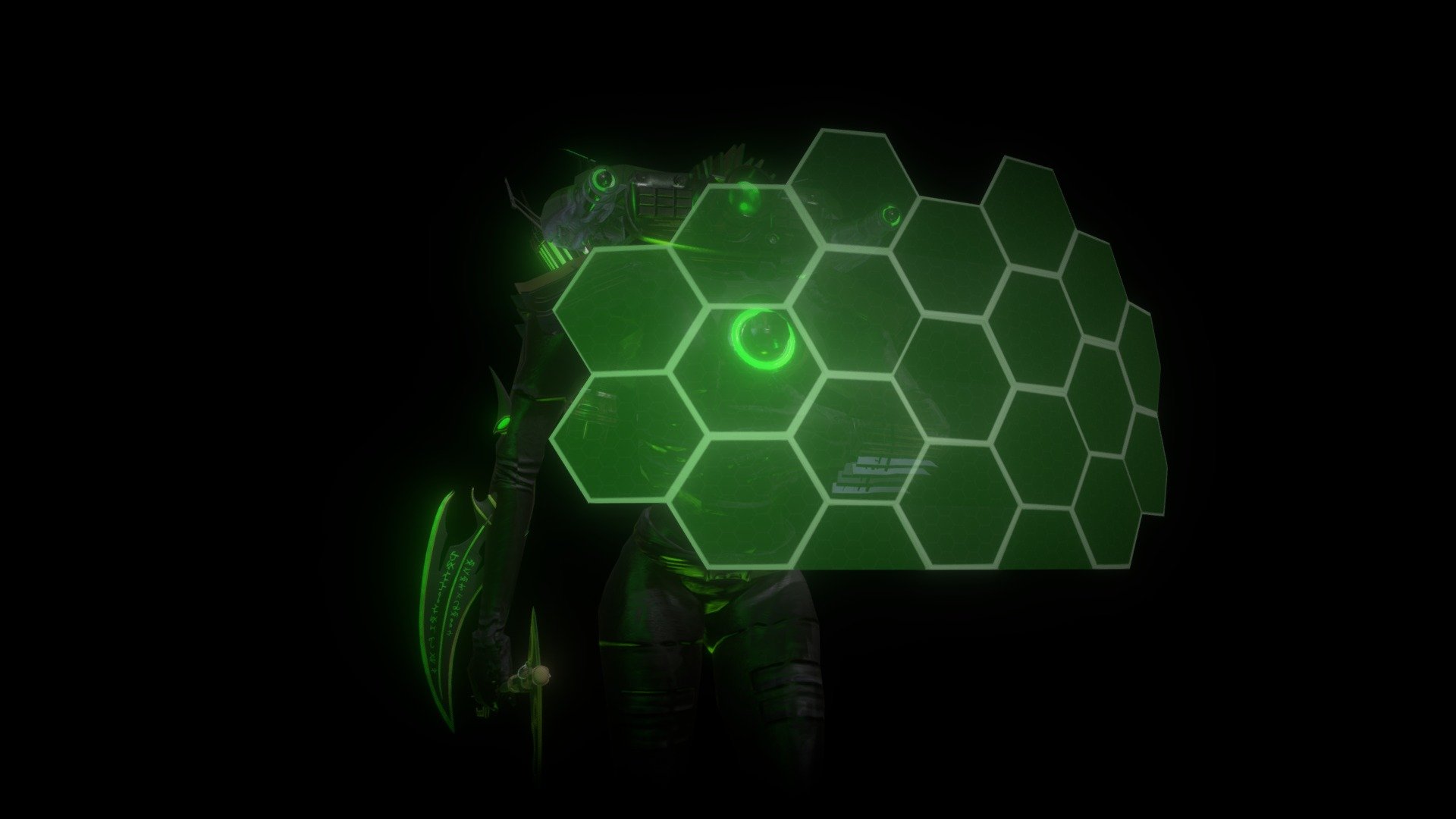 Projector woman 2.0 - 3D model by -JERN DOE- (@ImJohnDoe) [a6281a5 ...