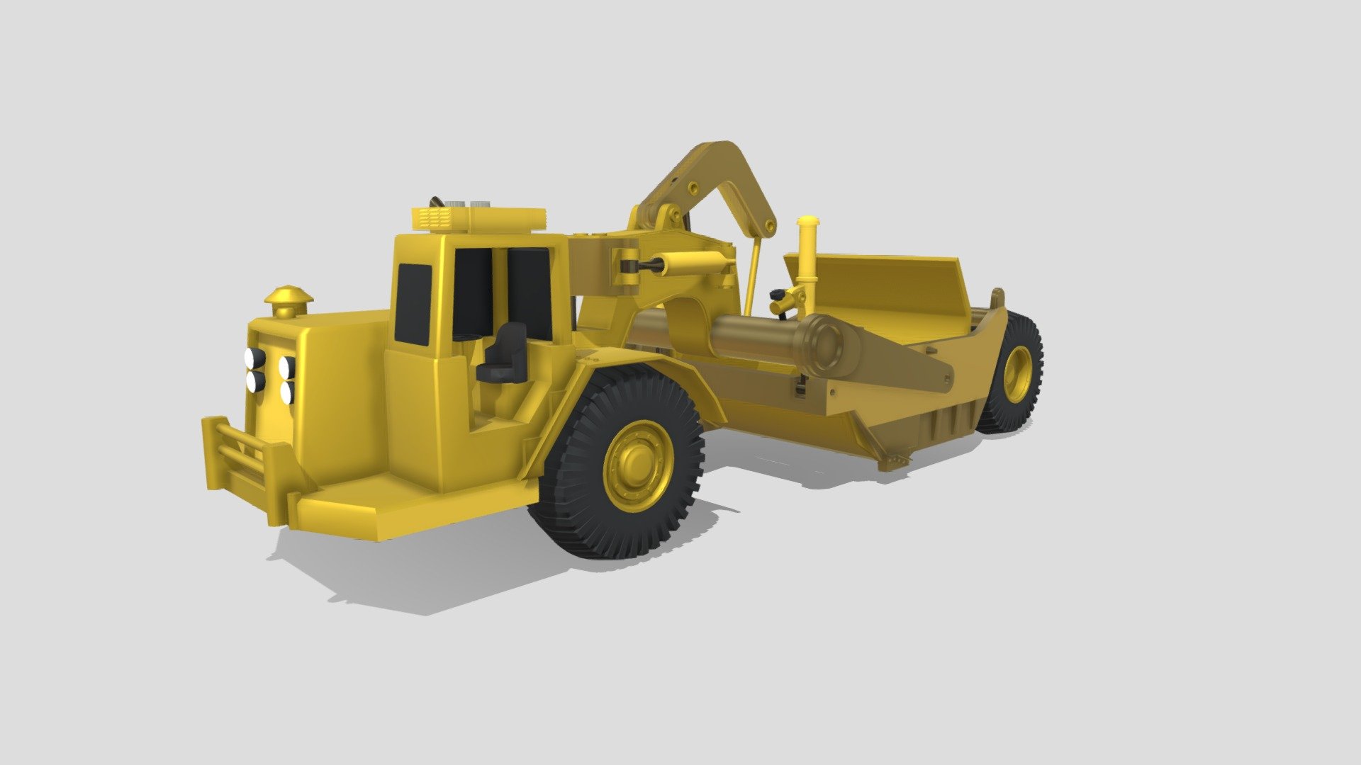 CAT 631D Scraper - 3D model by The Learning Network ...