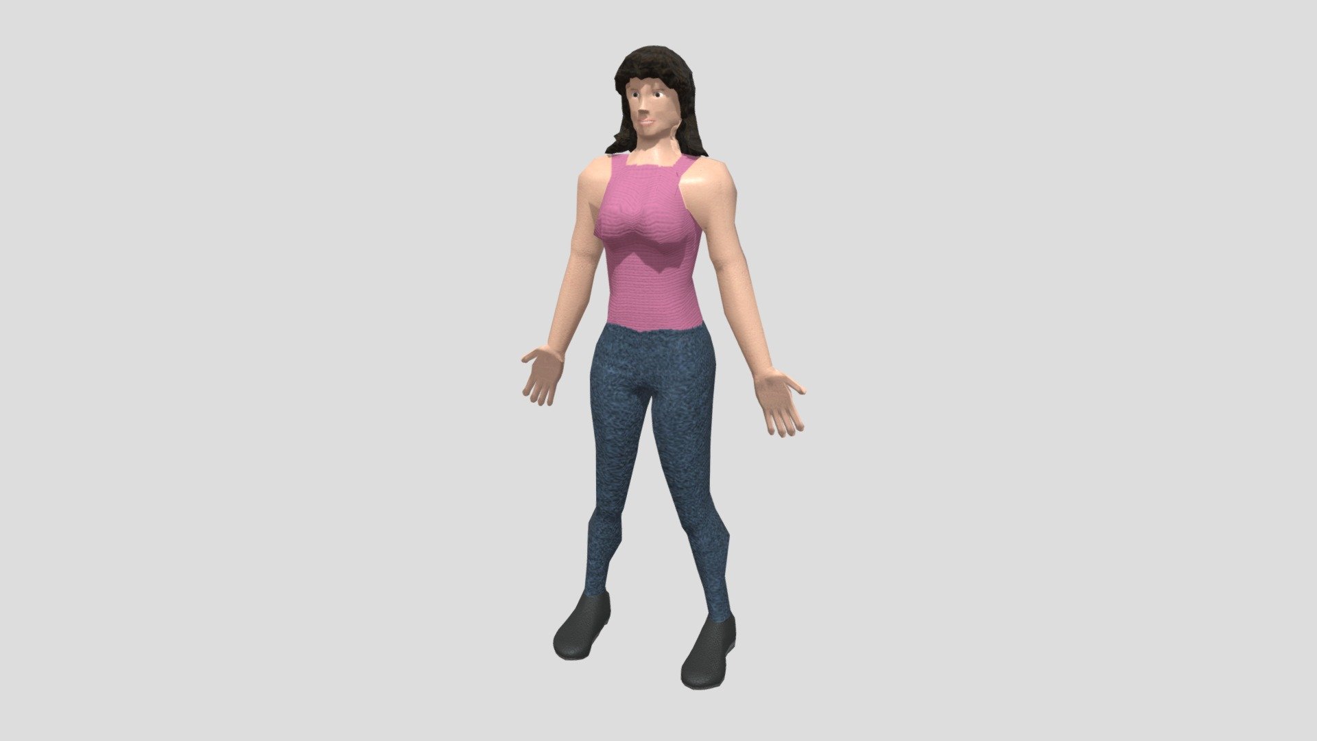 Low Poly Character - 3D model by mari0wile (Benj Di Camillo ...