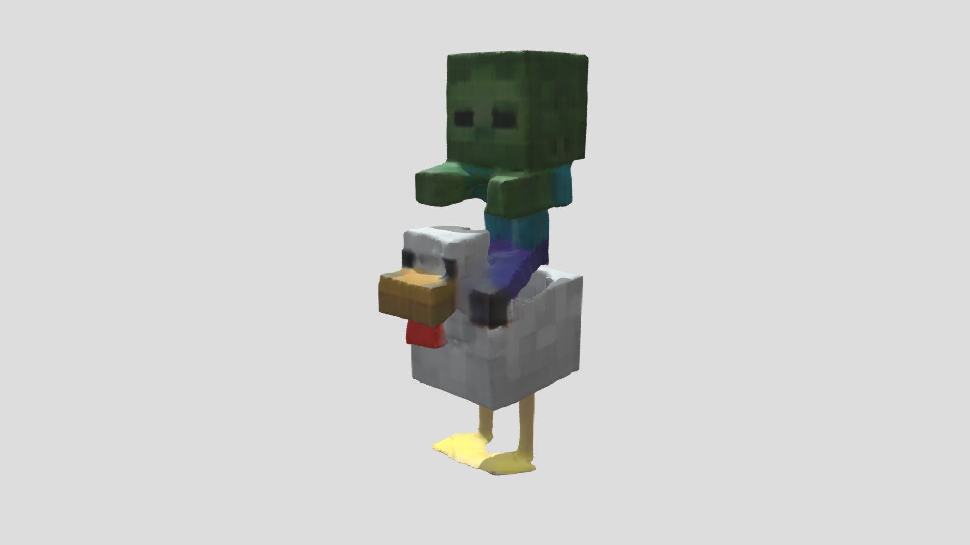 Chicken jokey - Download Free 3D model by Allexis_ru [a62a665] - Sketchfab