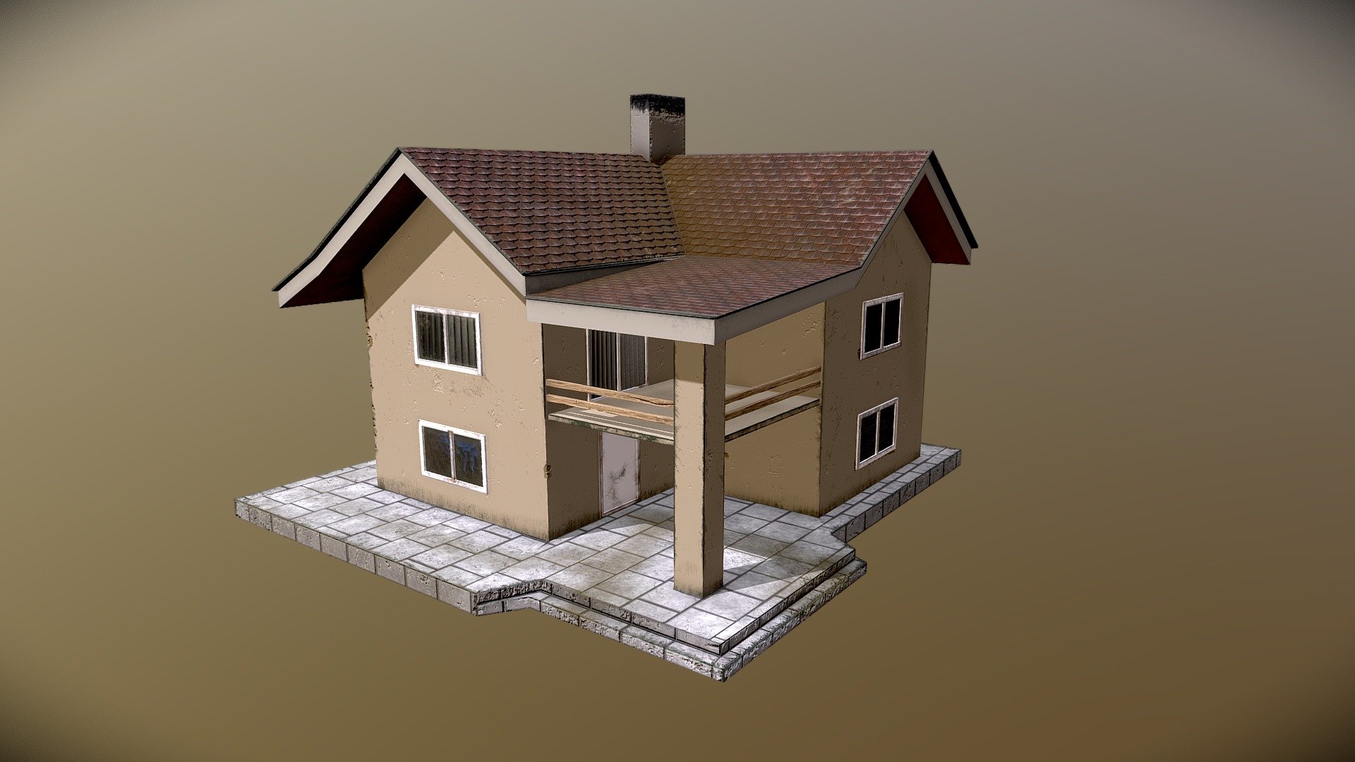 Cottage - Download Free 3D model by vodiva83 [a62a8aa] - Sketchfab