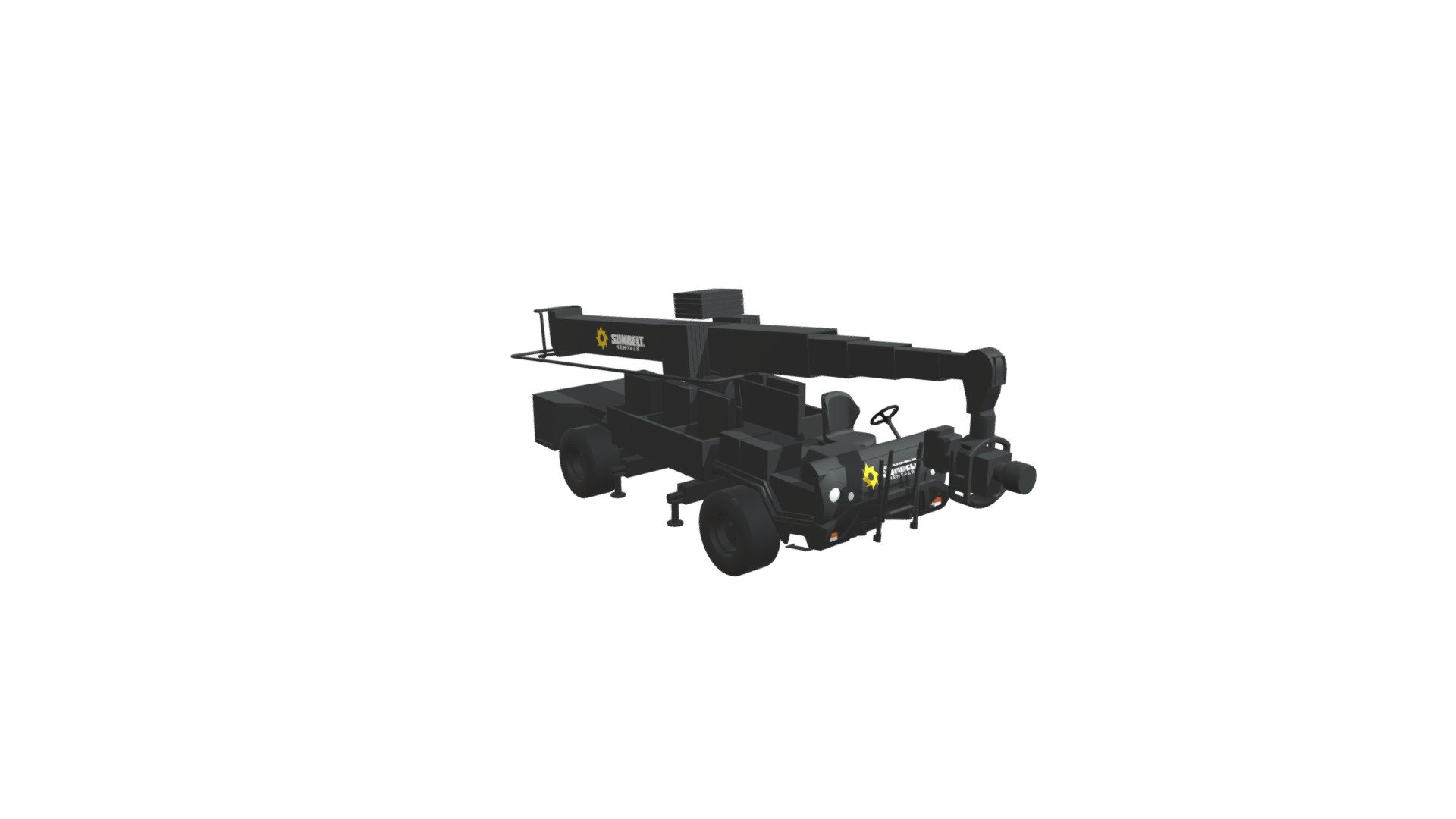 Telescopic Crane Scarab XL - 3D model by bimstore (@Revitspace) [a62b737] - Sketchfab