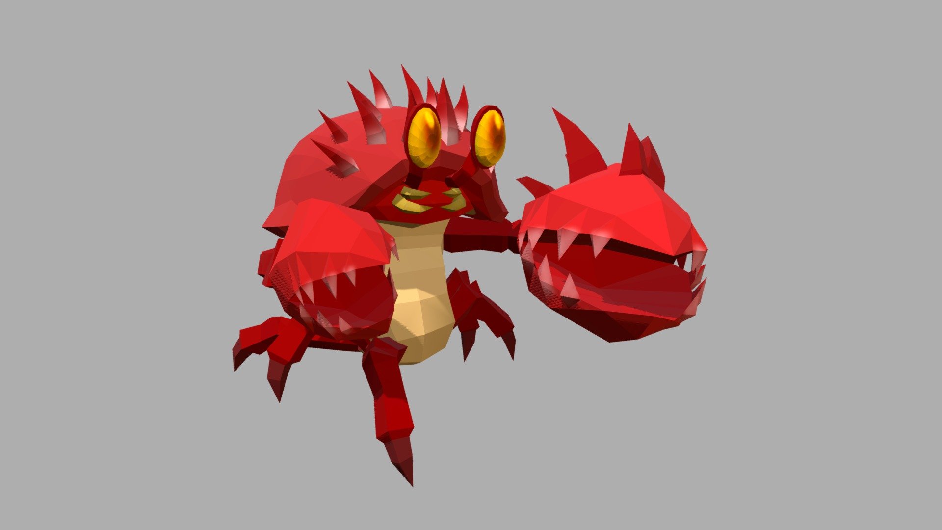 Crab - 3D model by josluat91 [a62c7dc] - Sketchfab
