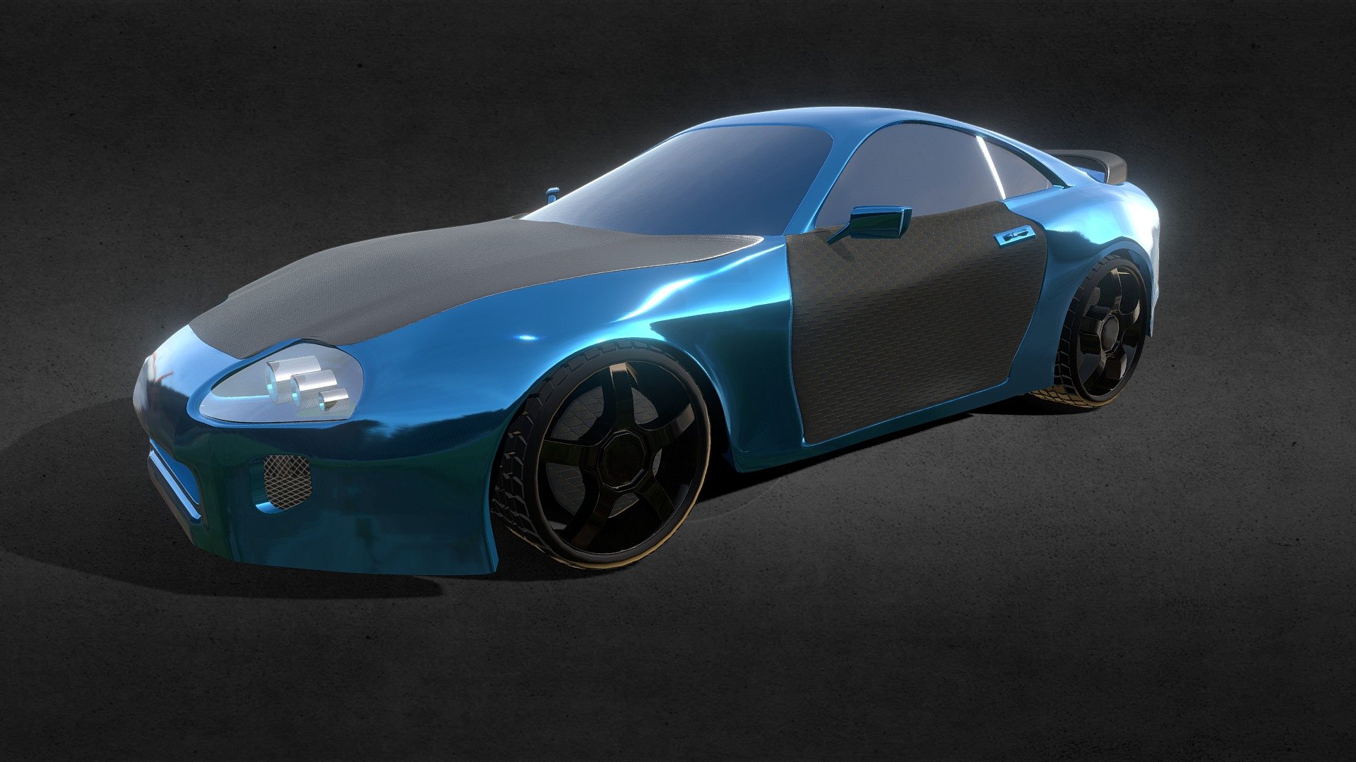1993 MK4 Supra 3D Model - Buy Royalty Free 3D model by aktheartist ...