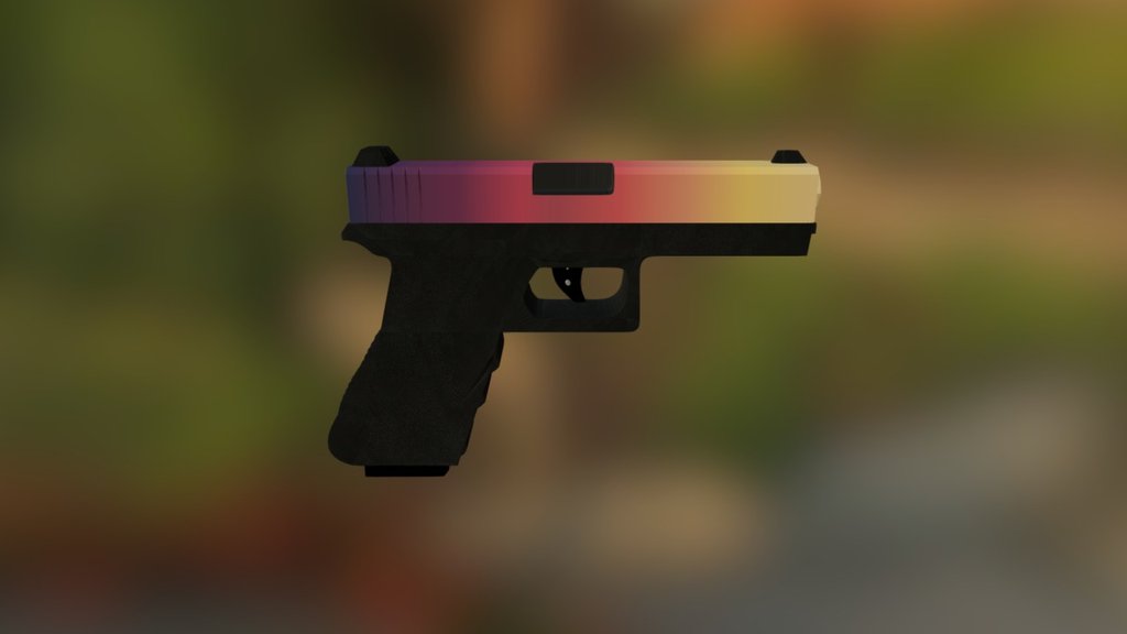 Glock-18 Fade - 3D model by qivin (@qivin) [a62f4b0] - Sketchfab
