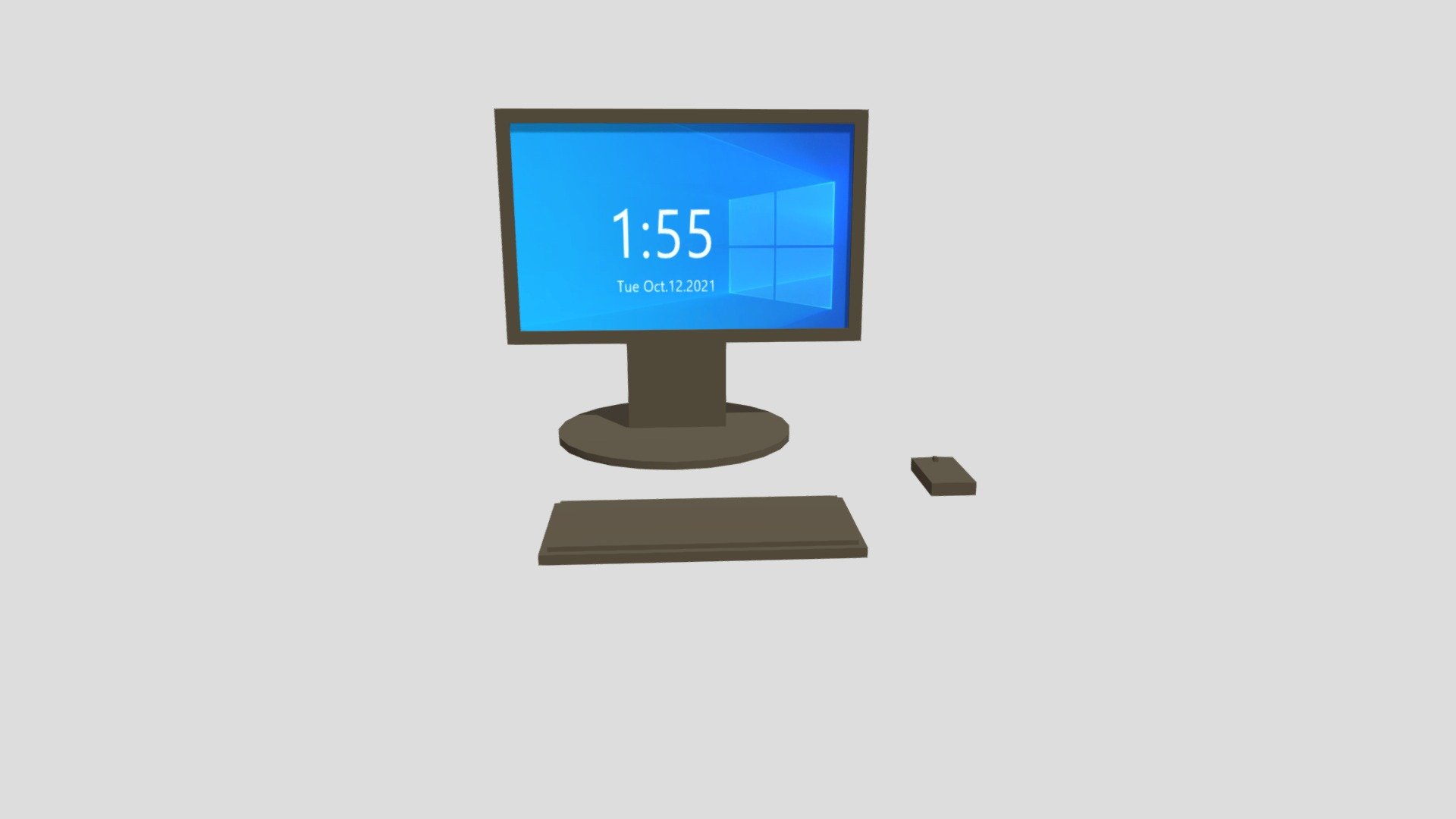 Desktop computer - Download Free 3D model by RRB STUDIOS (@RRBSTUDIOS ...