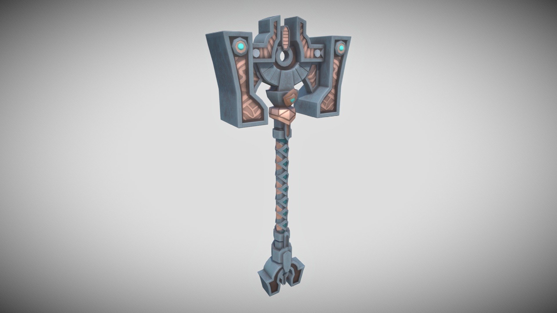 Darksider 2 Death Hammer - University Project - 3D model by Harry ...